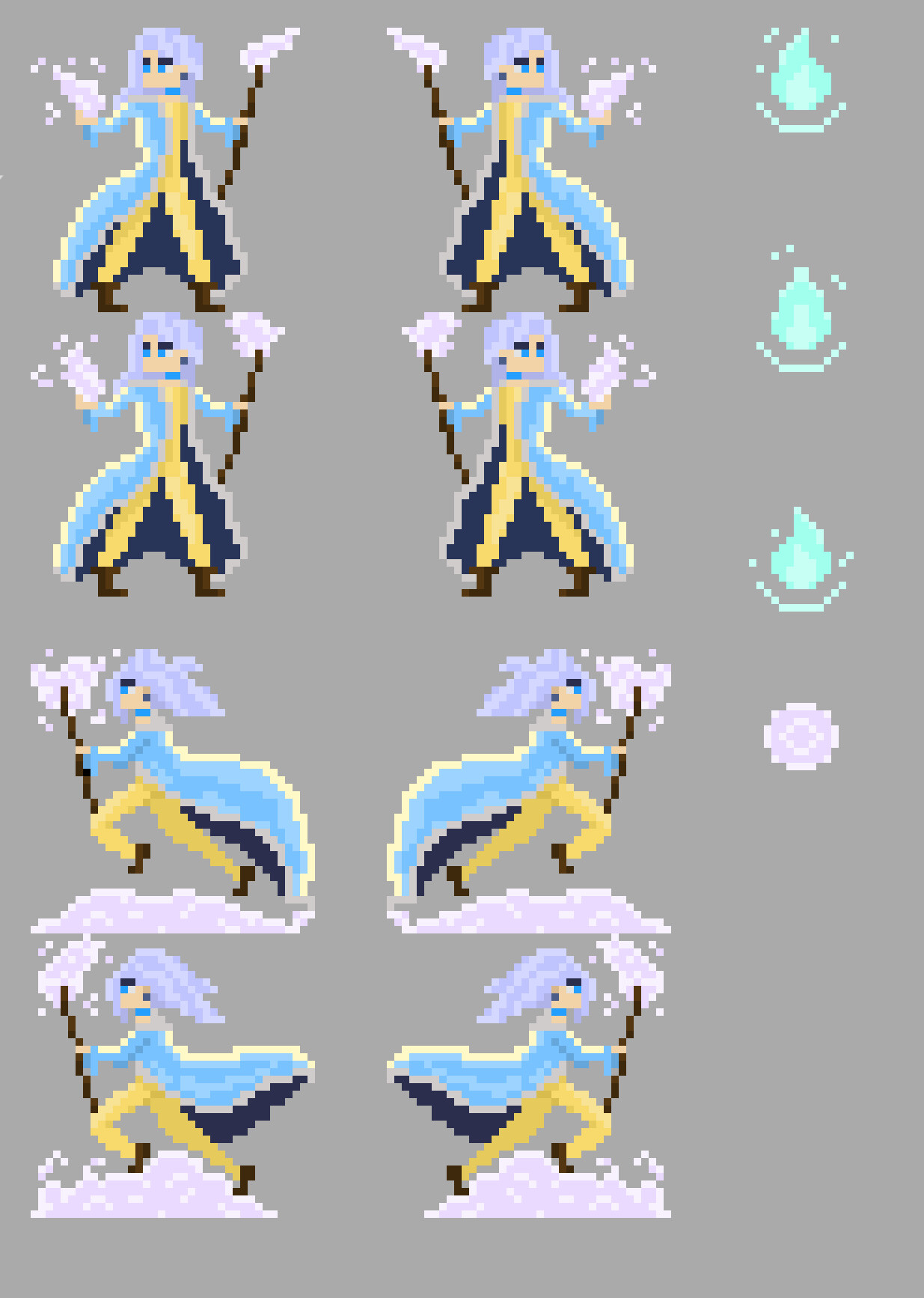 ArtStation - Mage Spritesheet