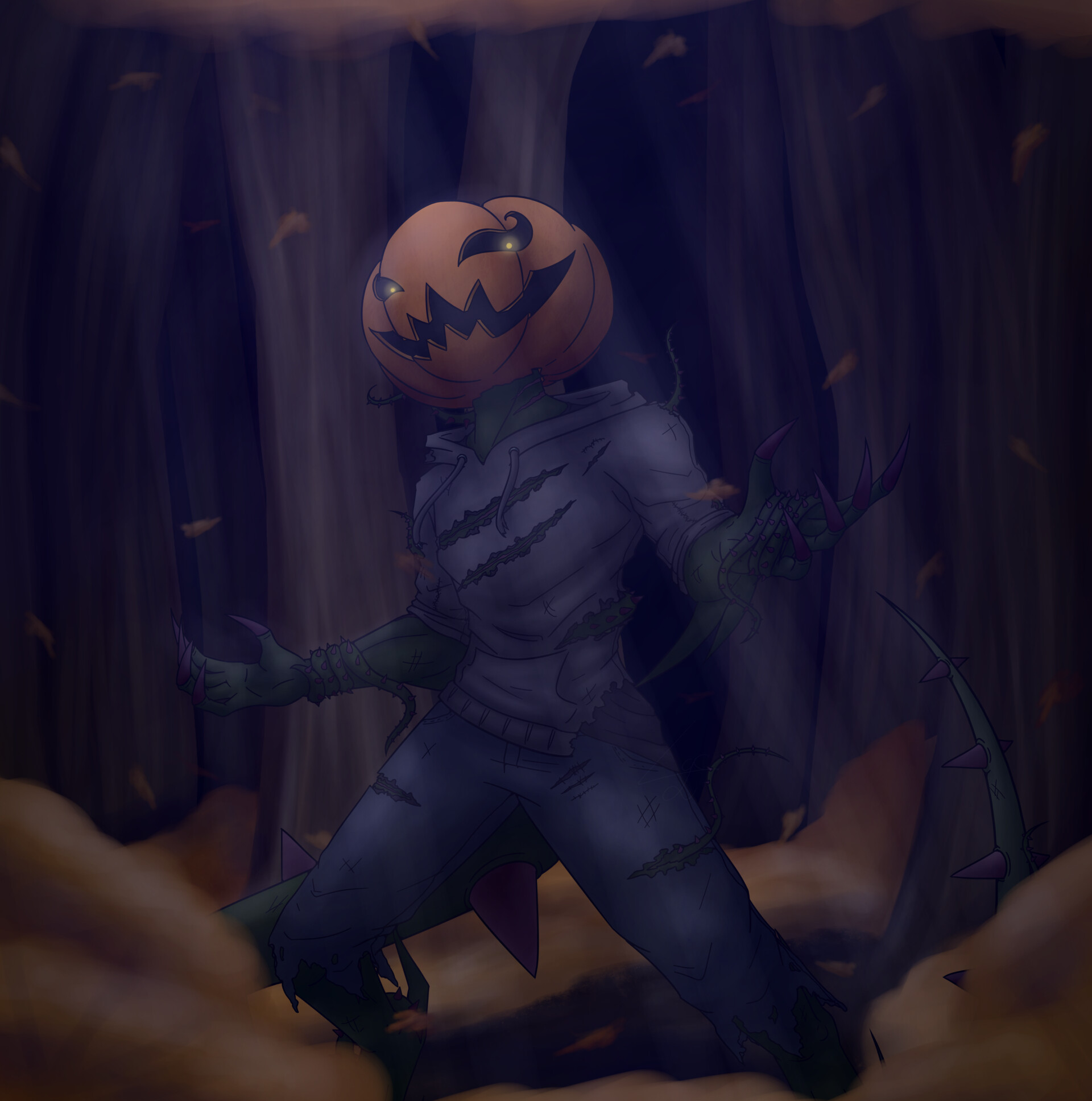ArtStation - Shadowkin Bday art 2020 | HAPPY HALLOWEEN
