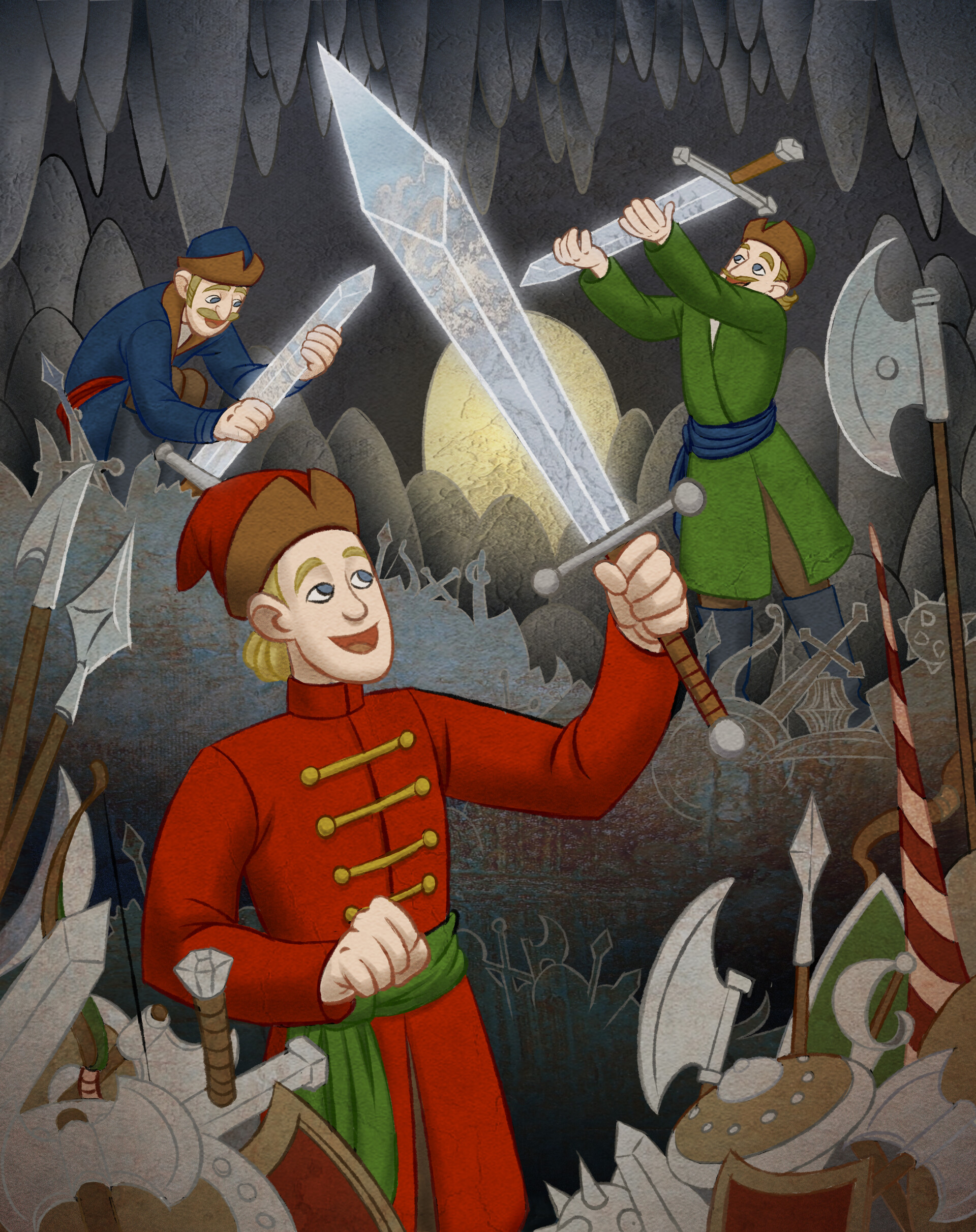 ArtStation - illustrations for Russian folk tales №2