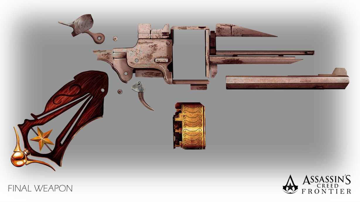 Arran Bentley - Assassin's Creed University Project. - Frontier. - Weapon