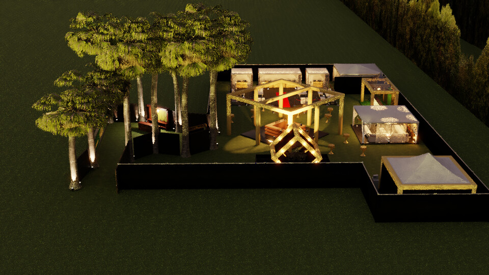 ArtStation - Event Layout night