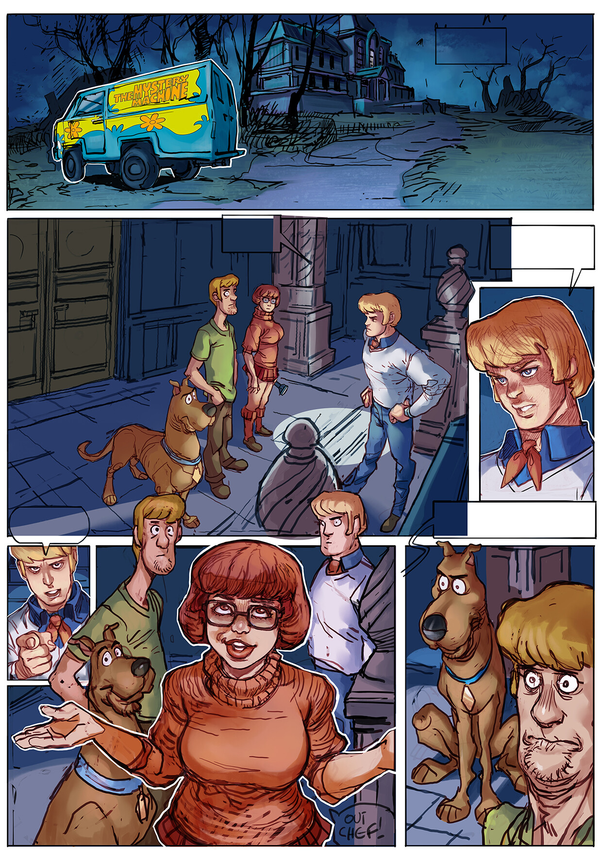 ArtStation - Parody - Comic, drawing and line by Joel Jurion, Color by Lenadai