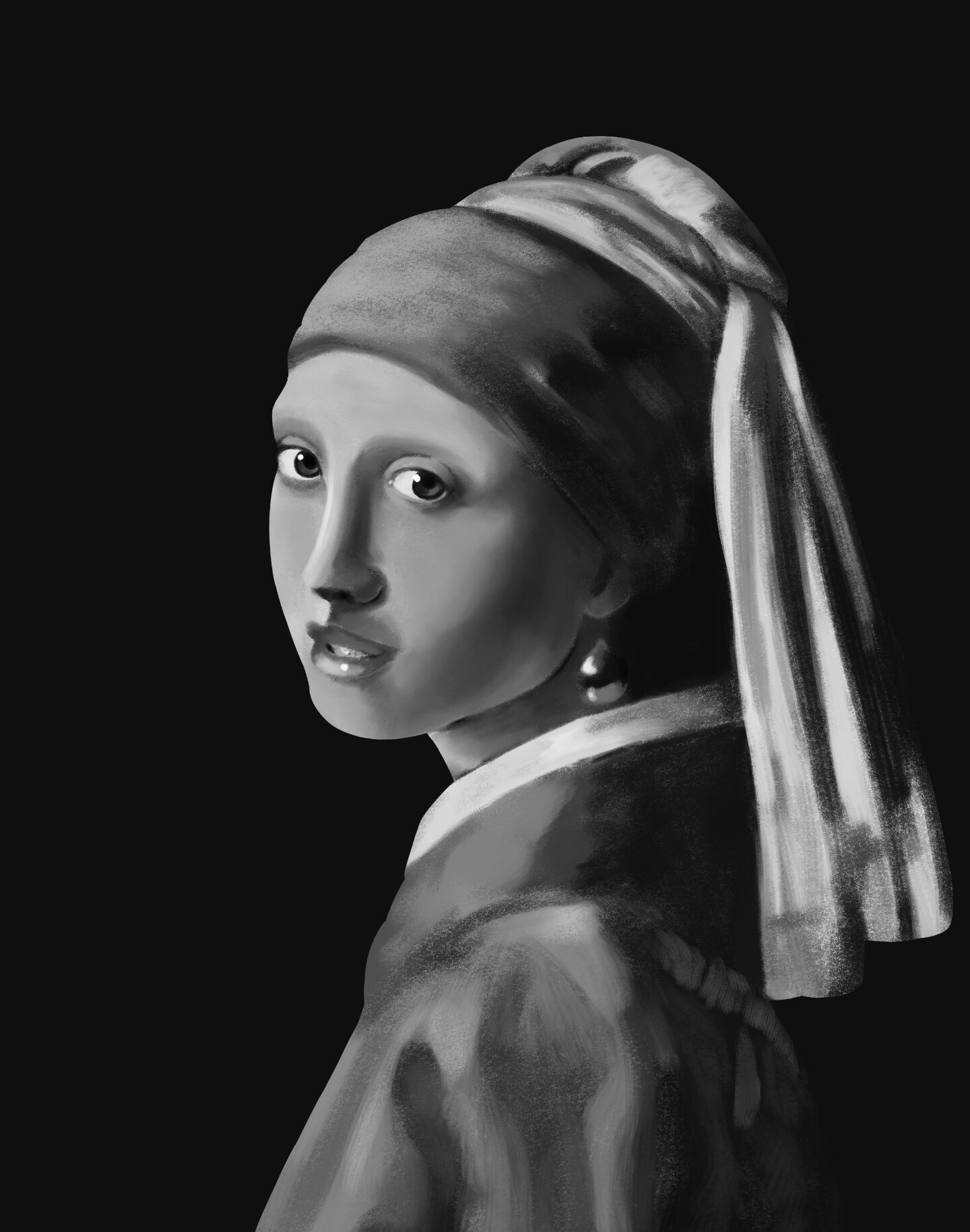 ArtStation - Girl with a Pearl Earring- Study