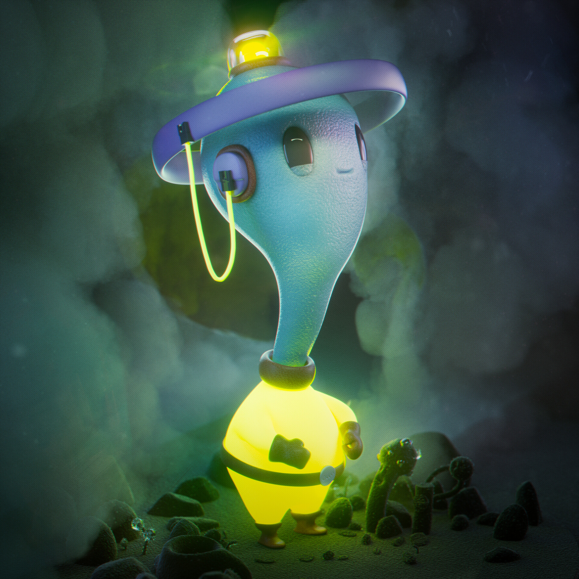 ArtStation - Happy alien miner