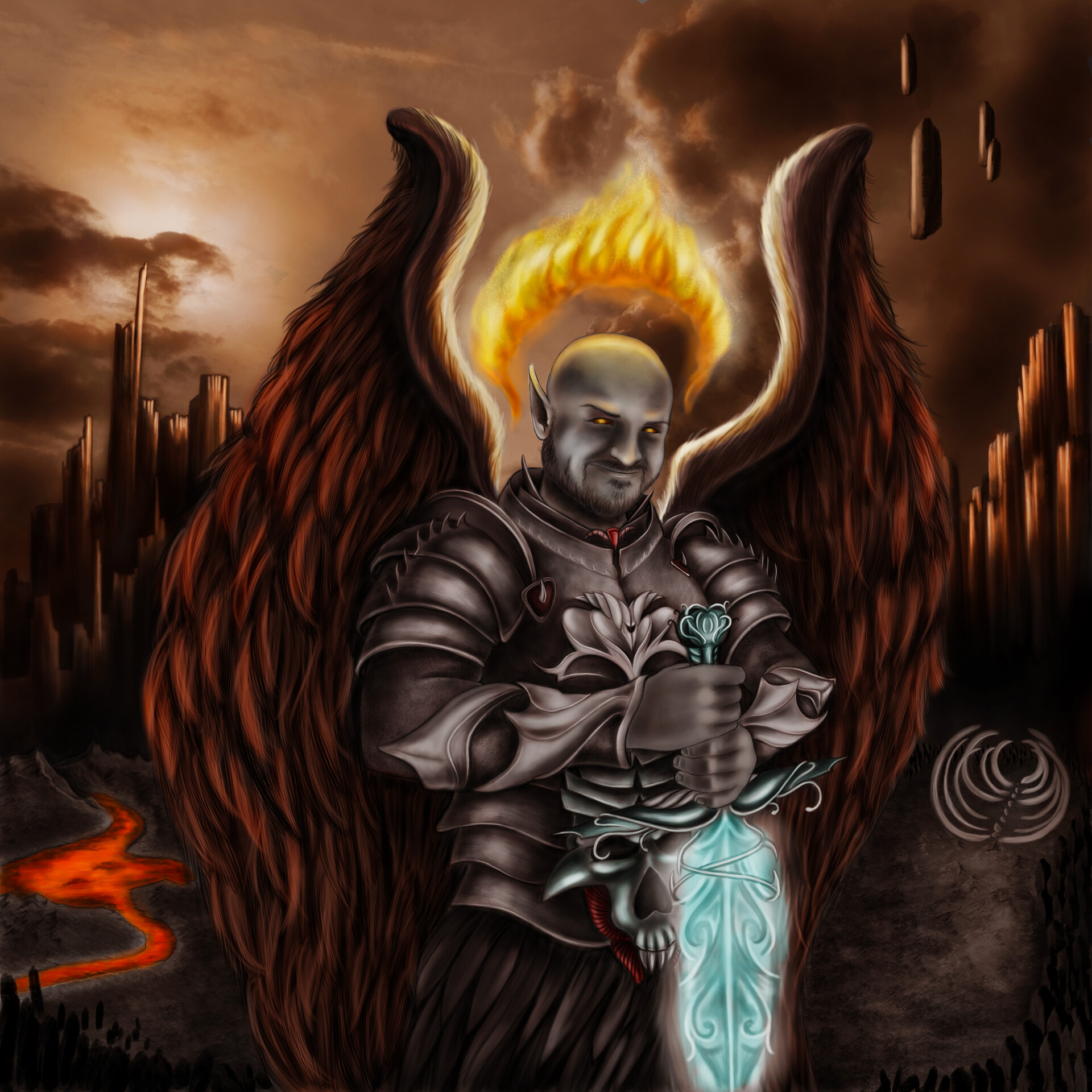 ArtStation - Descent Into Avernus Campaign - Dungeon Master as Zariel