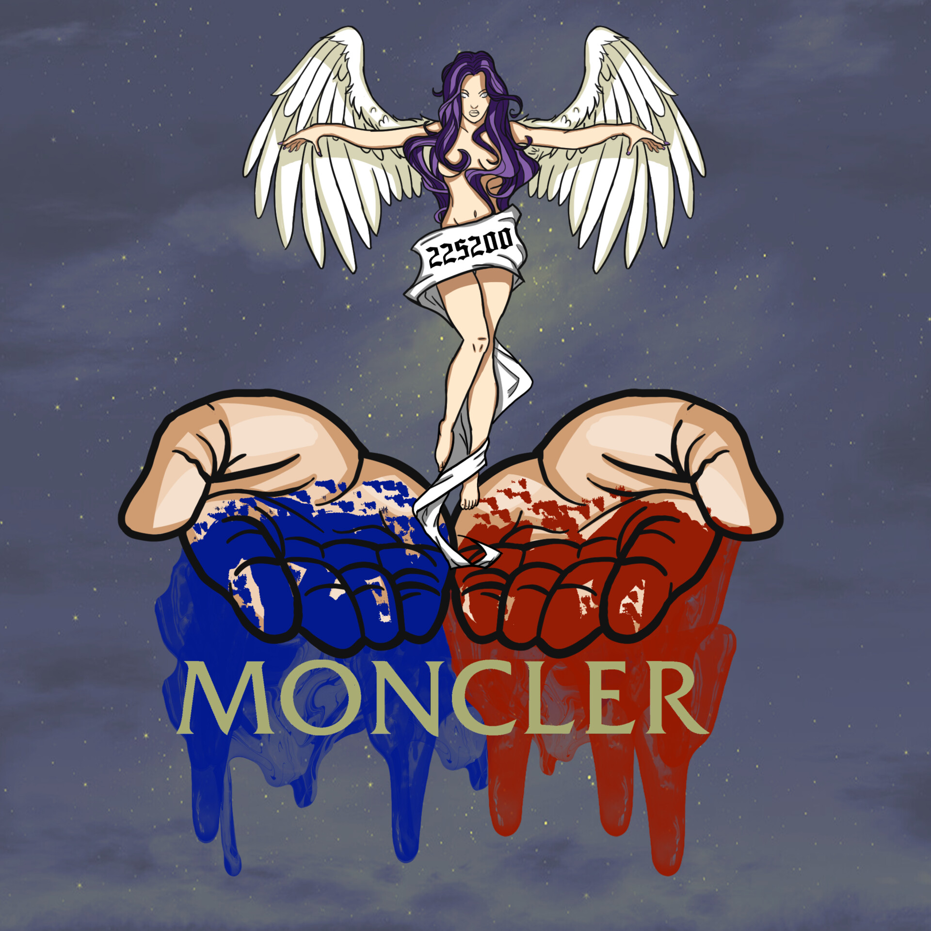 ArtStation - Drip Moncler and I have Angels in my Palm