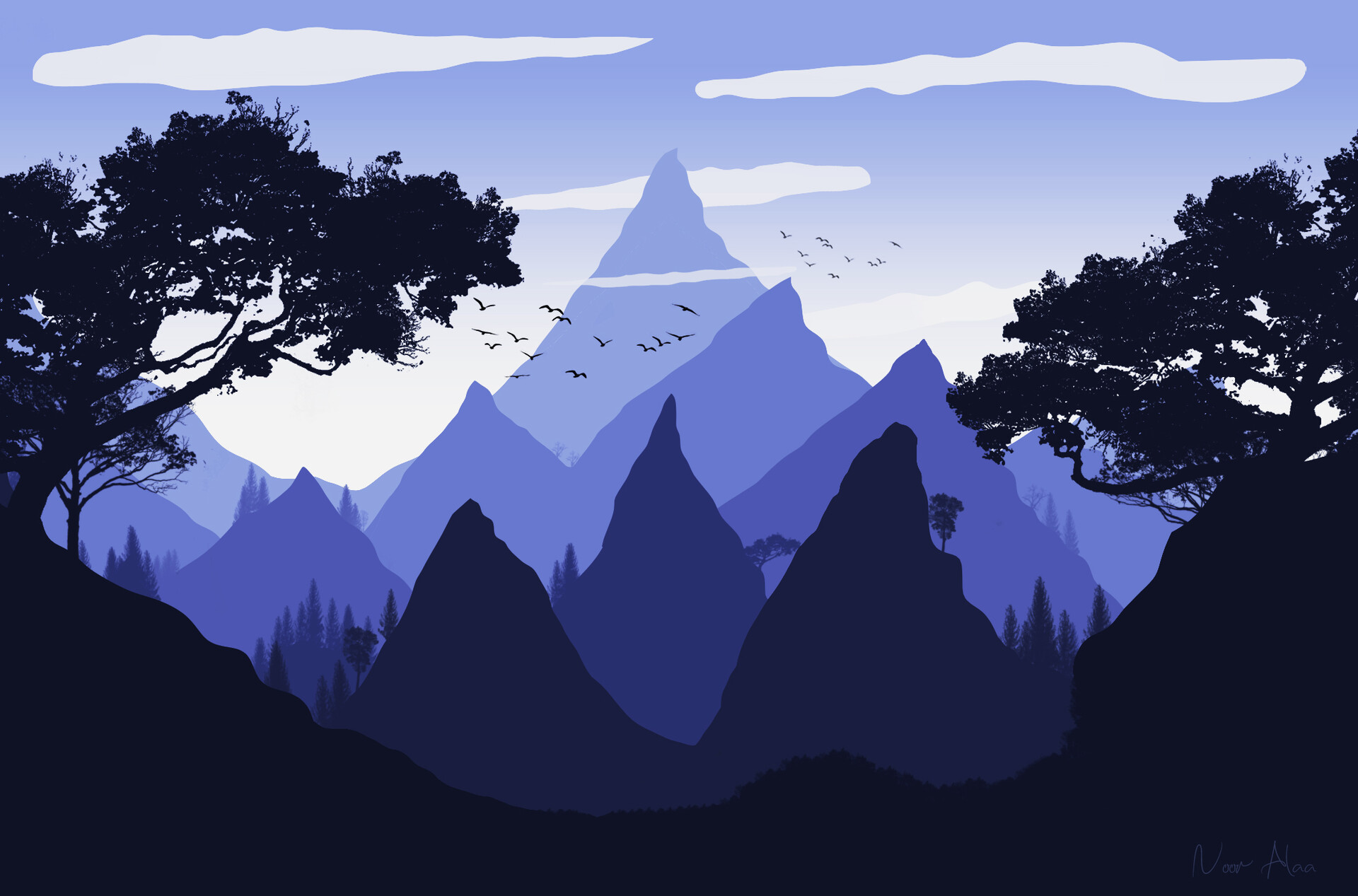 ArtStation - Landscape Illustration