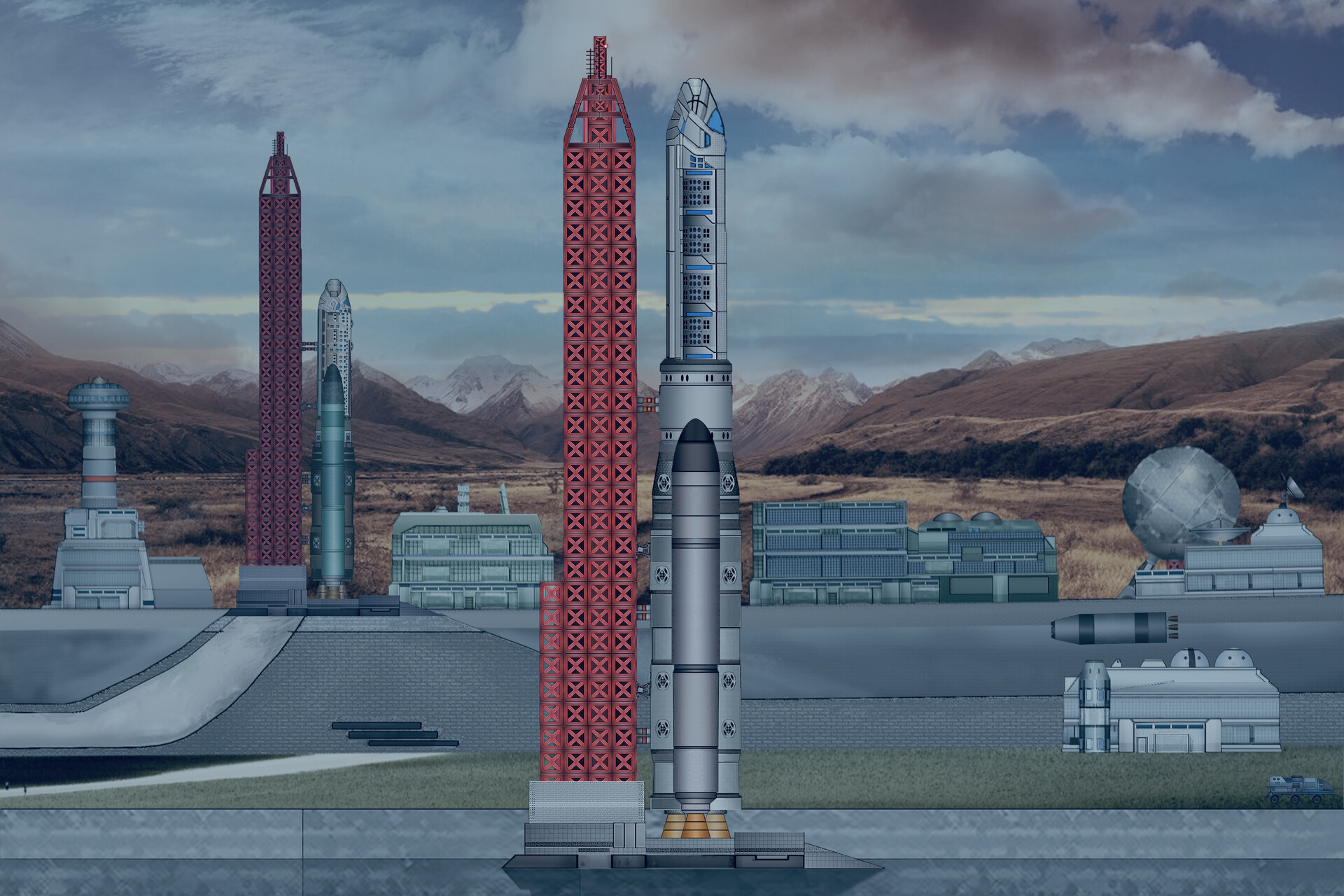 ArtStation - Heavy Interstellar Space Ship