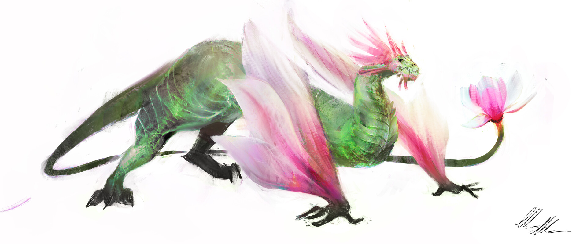 ArtStation - Magnolia Dragon