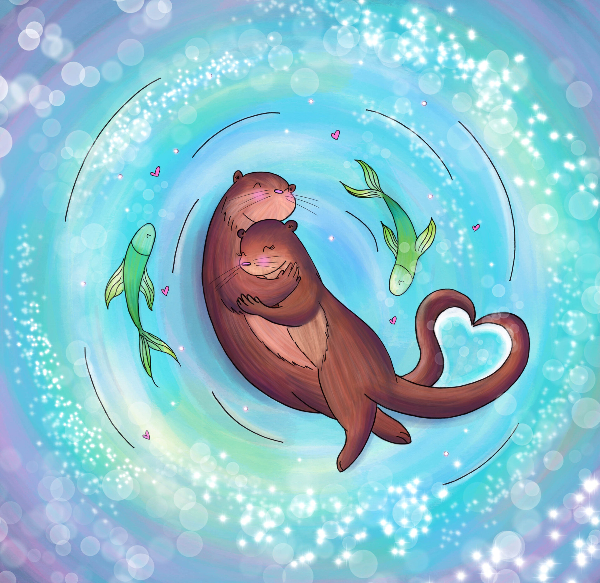 ArtStation - Otterly in love with you