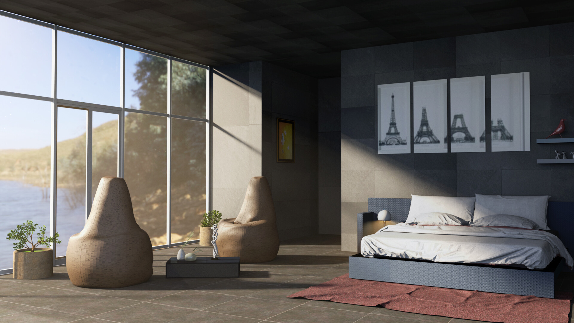 ArtStation - Interior Room Model & Comping With Passes