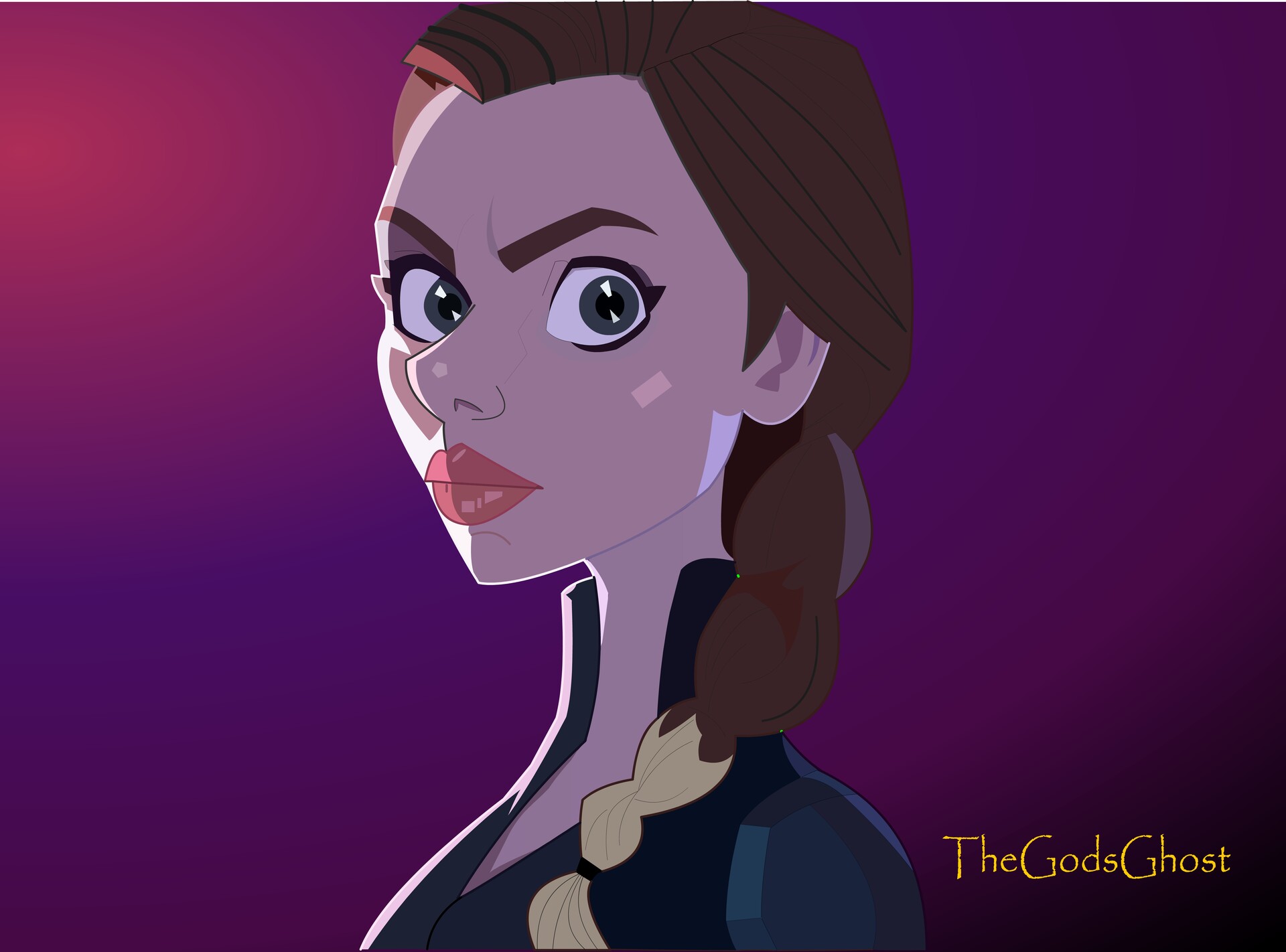 ArtStation - 2D vector portrait