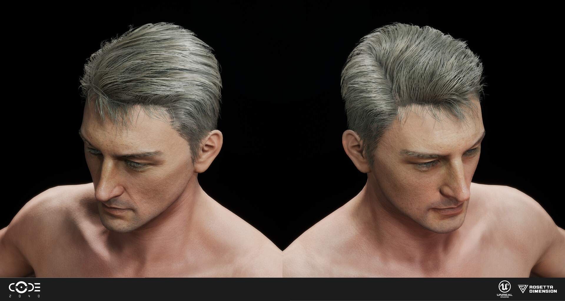 Hui-shan - CODE2040 / Hair Style (Luigi Paolo 路易吉·保羅 髮型變化) (變化版)