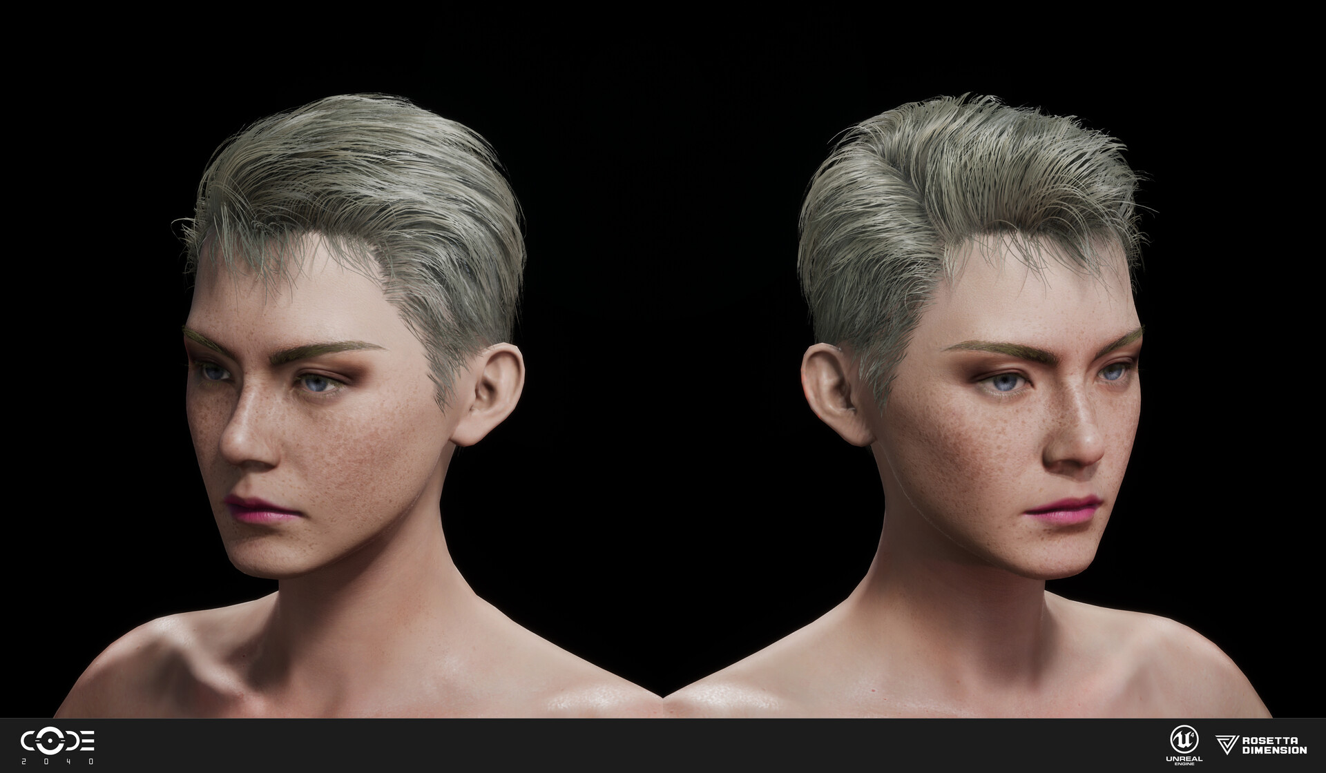 Hui-shan - CODE2040 / Hair Style (Luigi Paolo 路易吉·保羅 髮型變化) (變化版)