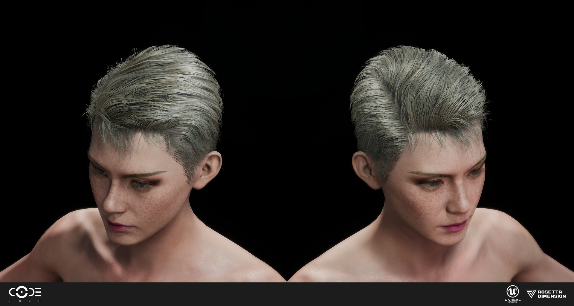 Hui-shan - CODE2040 / Hair Style (Luigi Paolo 路易吉·保羅 髮型變化) (變化版)