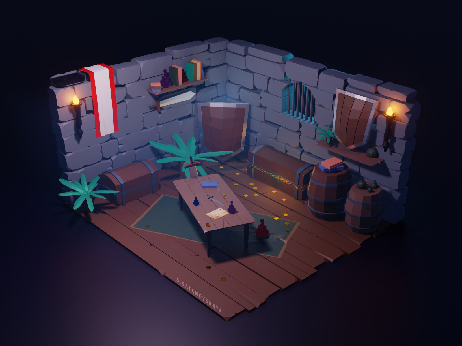 ArtStation - Dungeon (from tutorial)