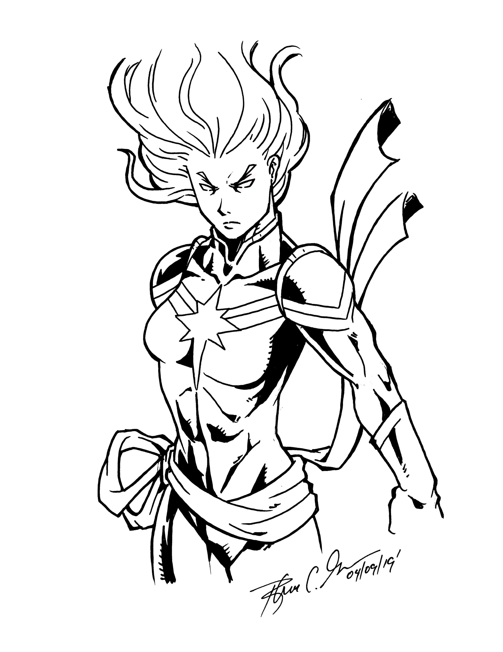 ArtStation - Captain Marvel