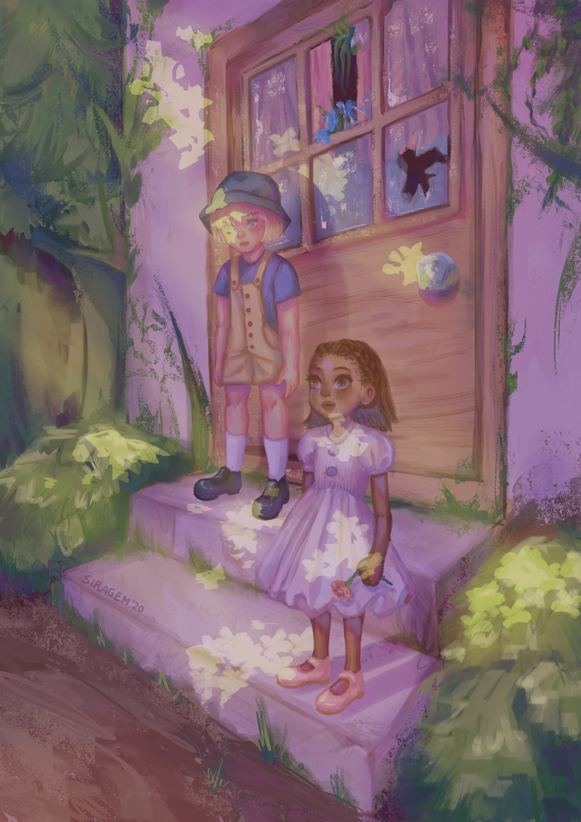 ArtStation - Lost Children | Digital illustration process