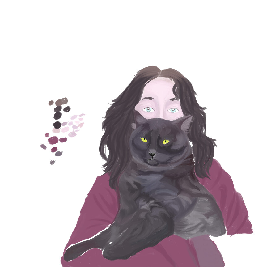 ArtStation - Cat (and human)