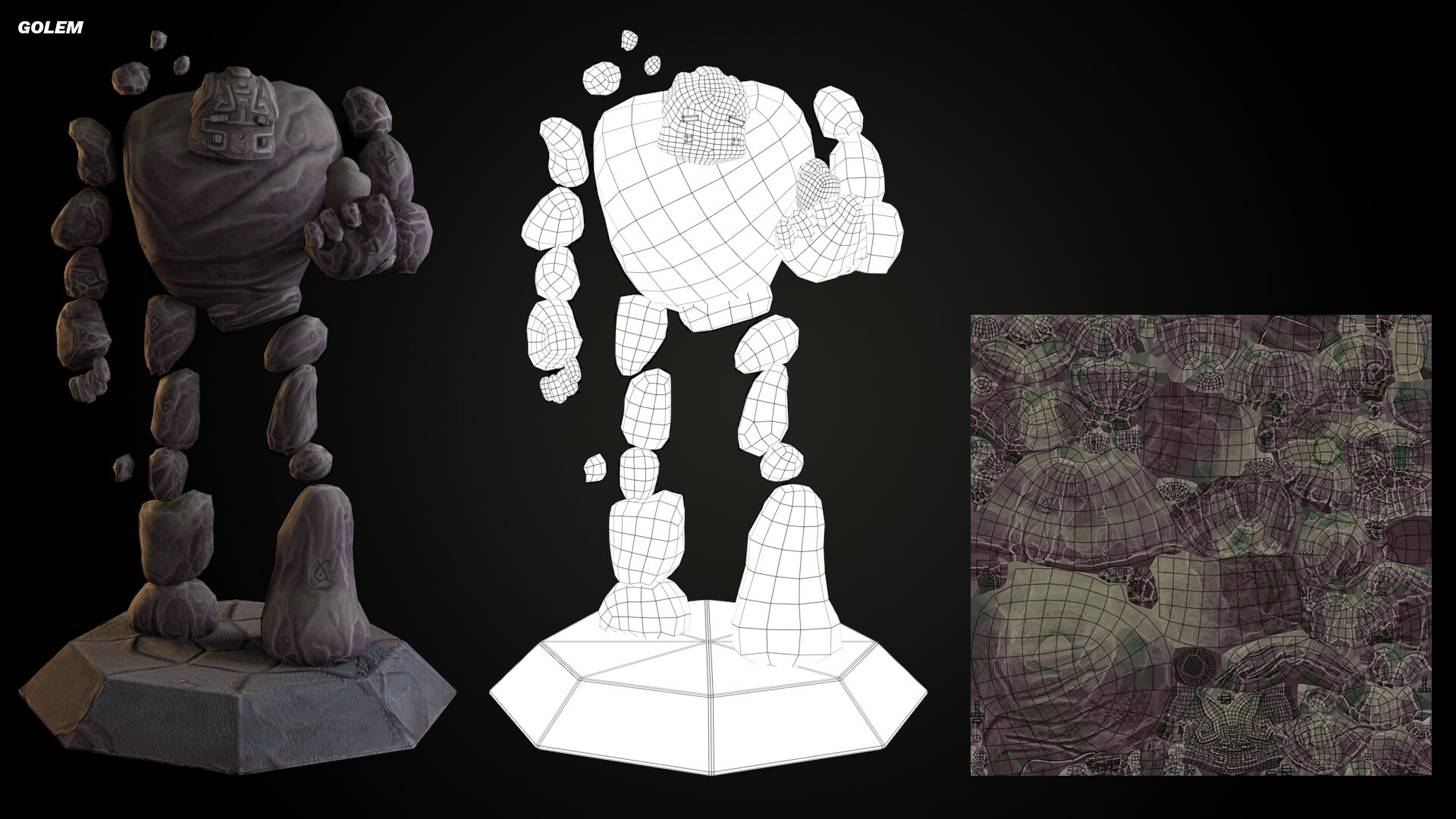 ArtStation - 3D Model - Golem