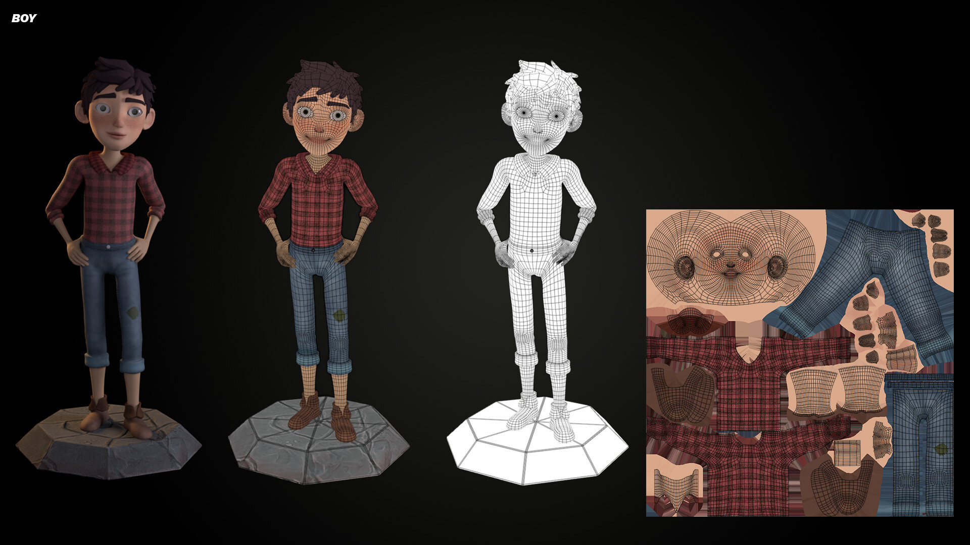 ArtStation - 3D Model - Boy Mike