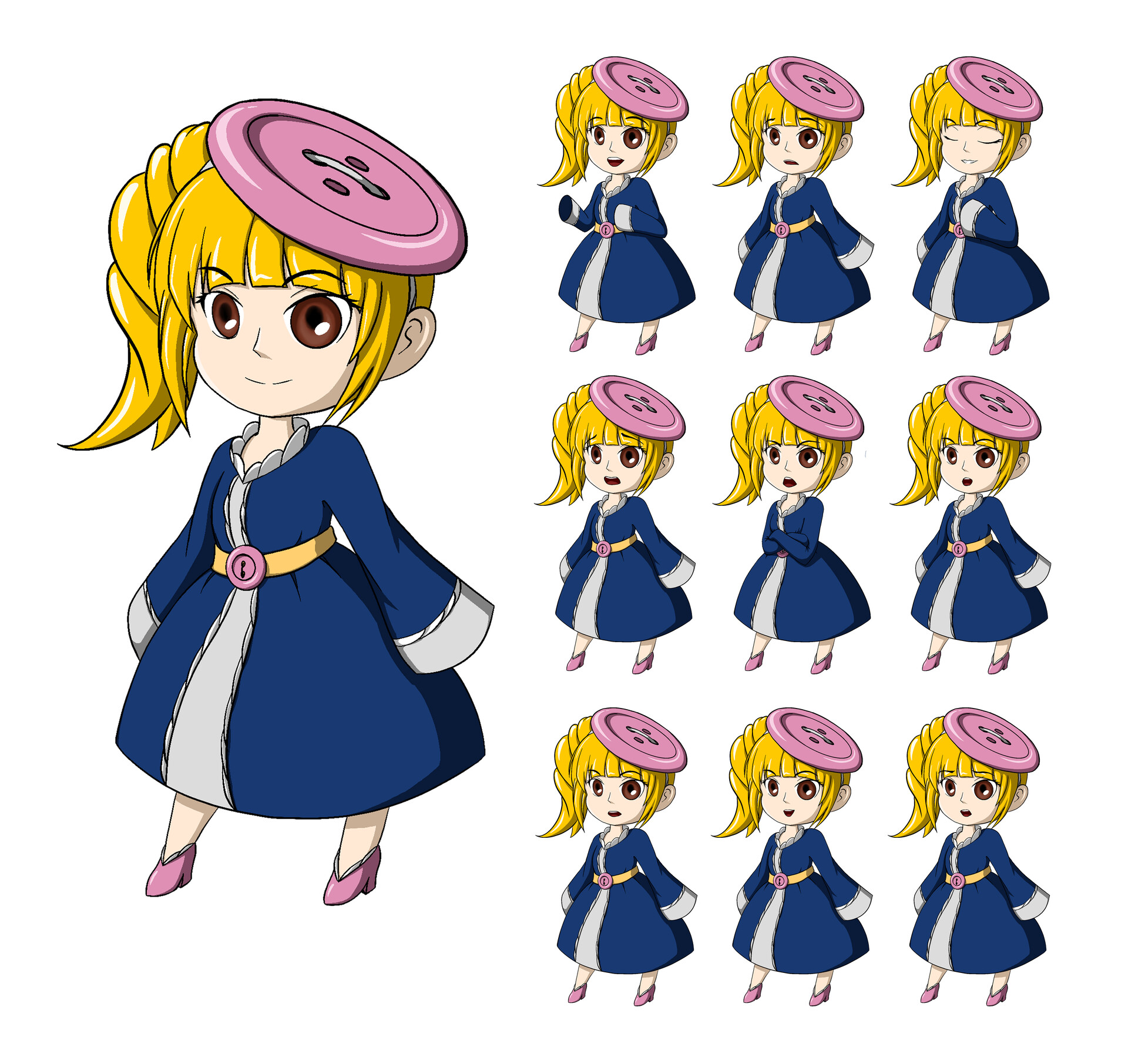 ArtStation - Lady Button and Sir Thimble