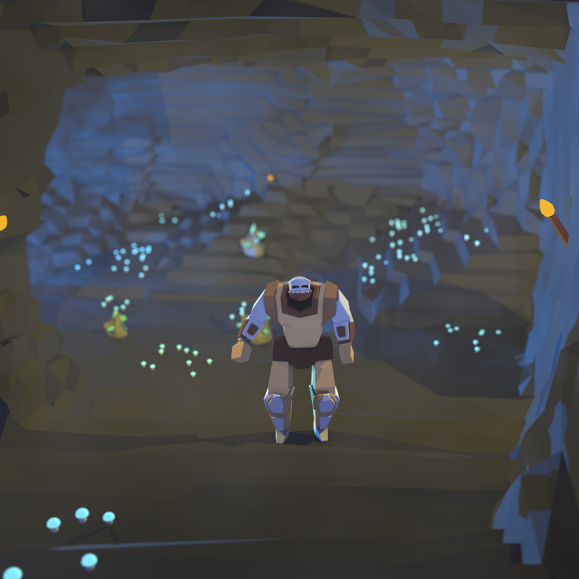 ArtStation - New Game asset (cave robot)