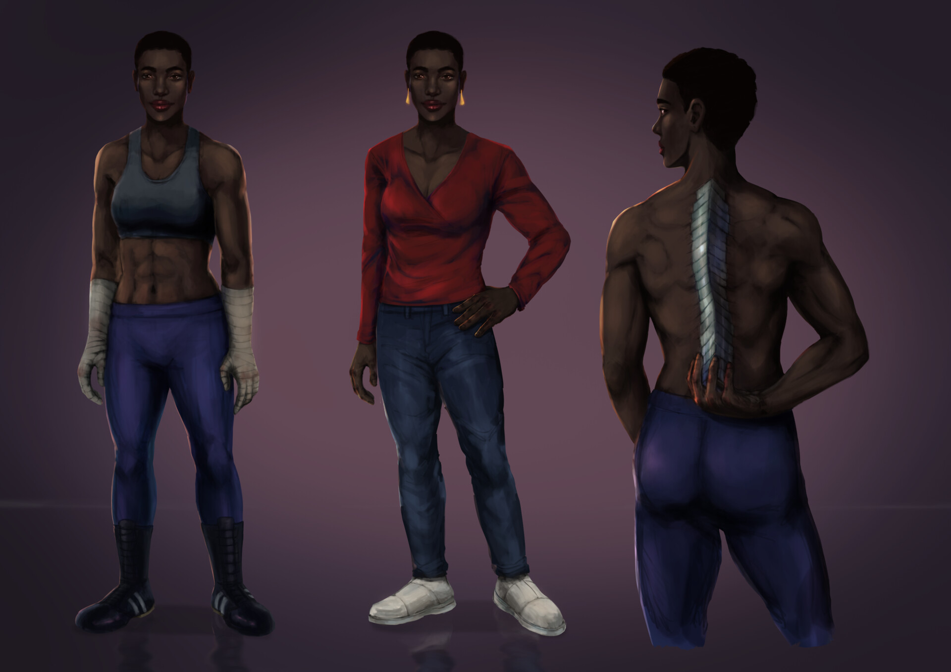 ArtStation - Hero concept redesign - Tatjana Bowers