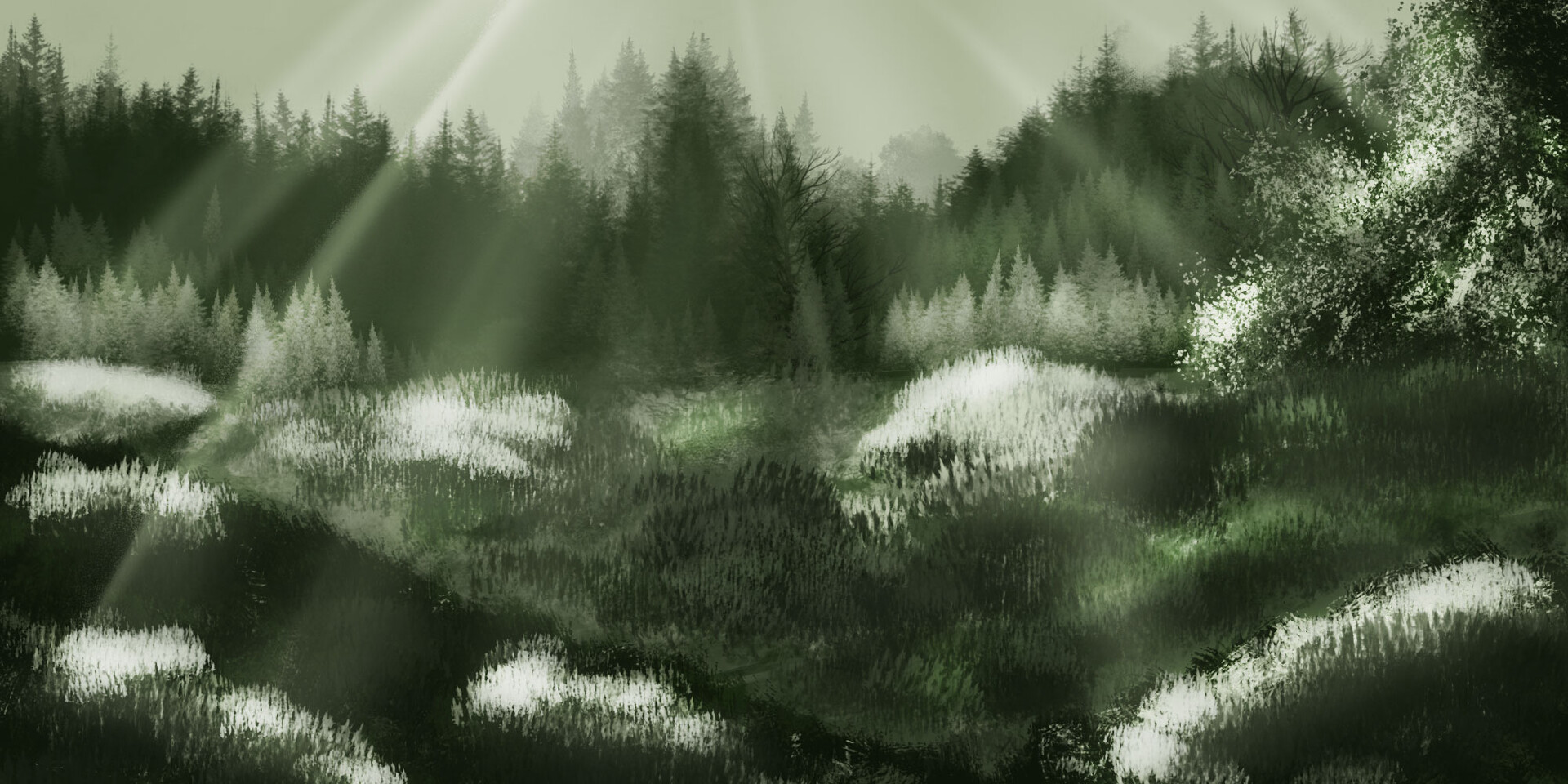 ArtStation - Forest Landscape (Exercise)