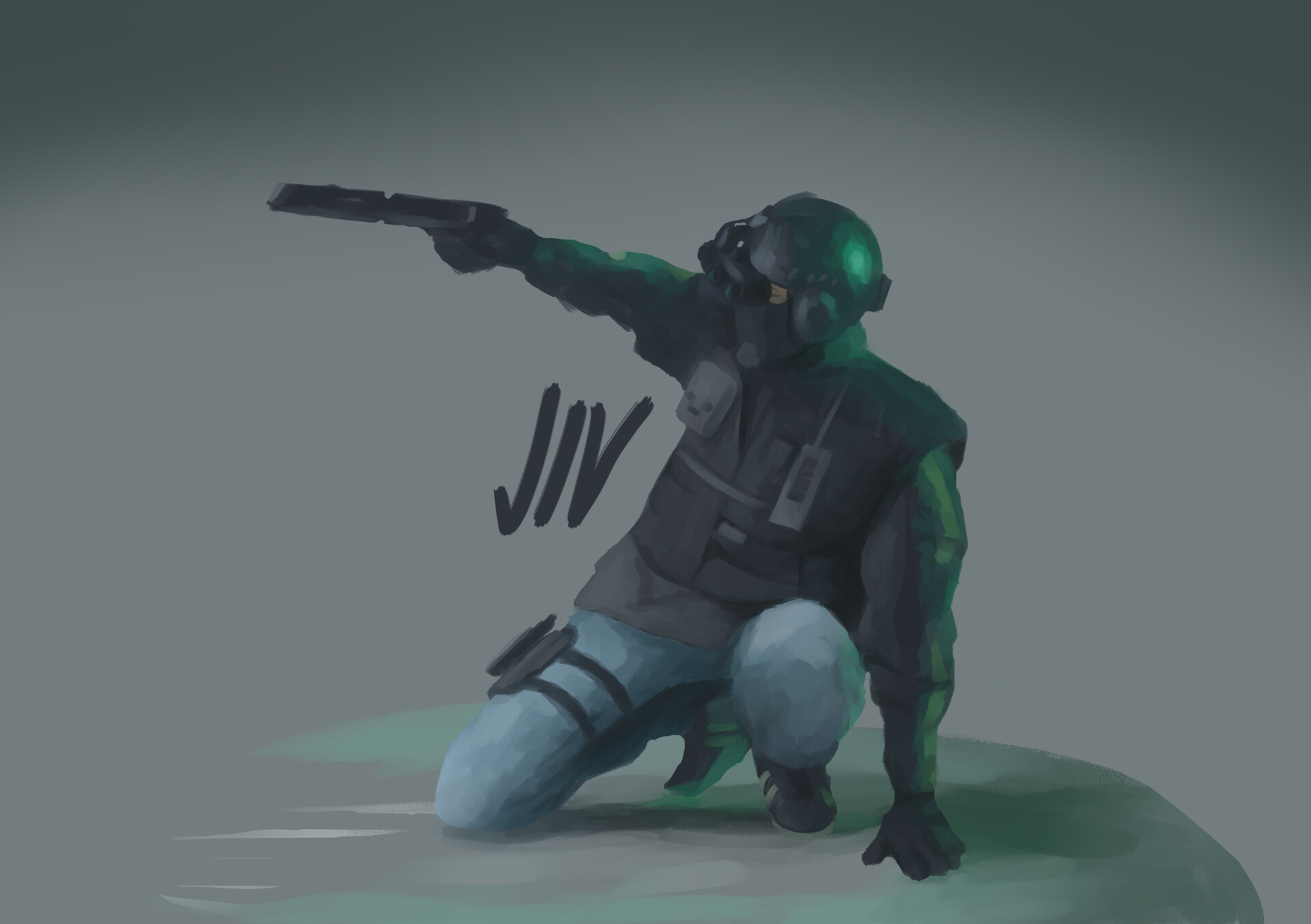 ArtStation - Bandit from Rainbow Six Siege