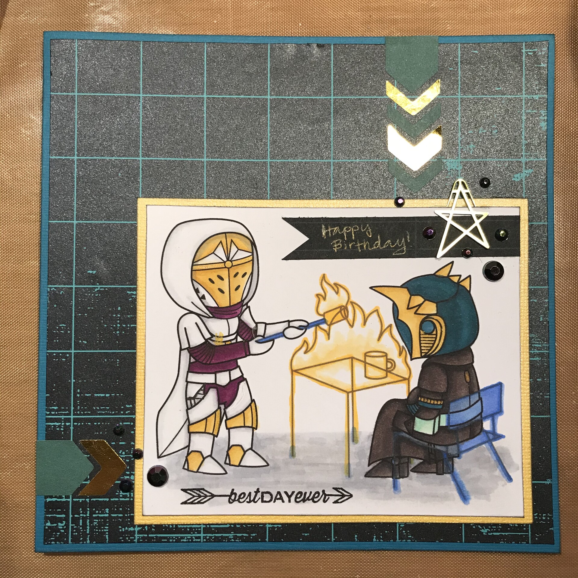 ArtStation - Destiny birthday card