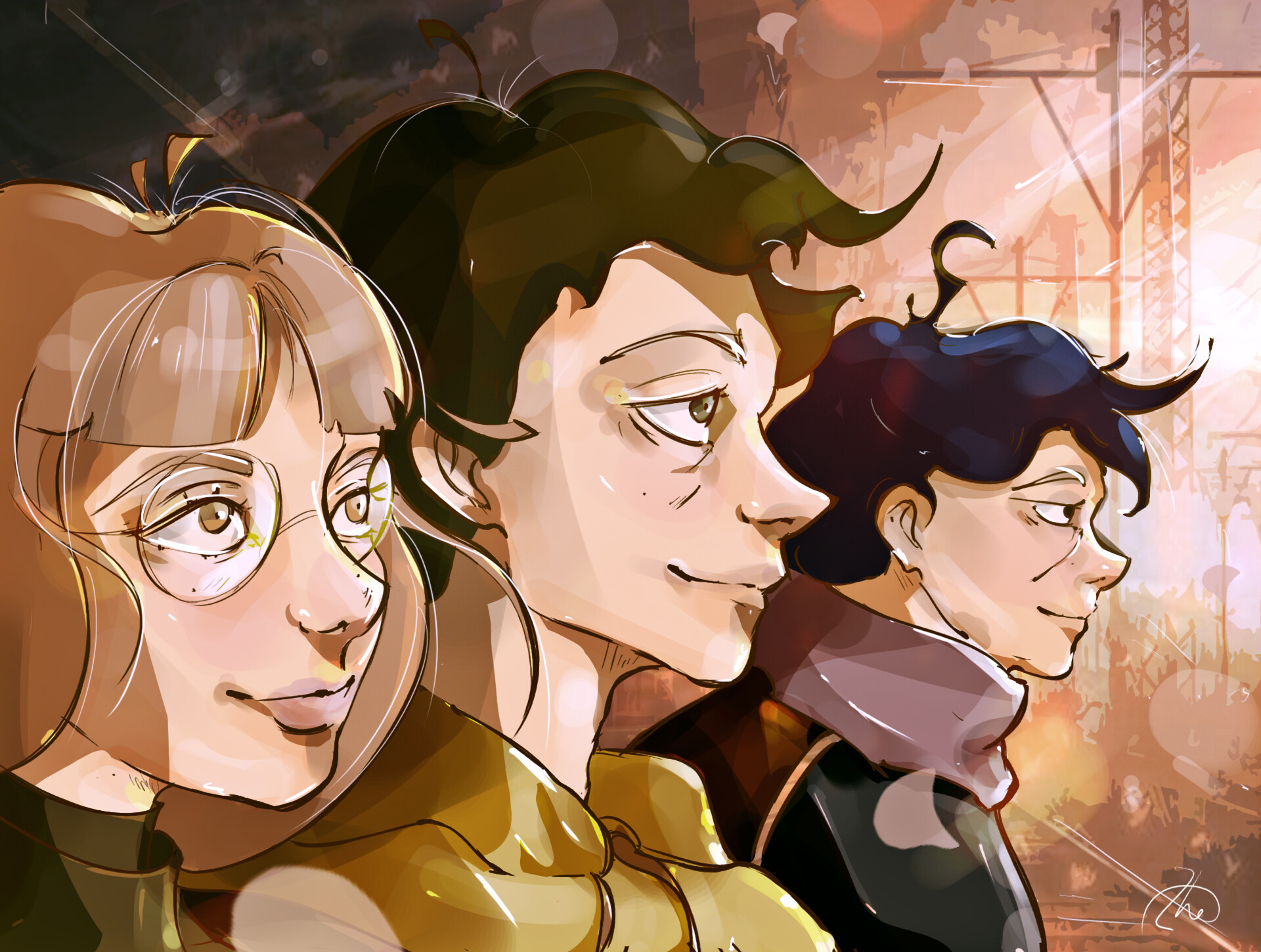 ArtStation - Three sad tigers