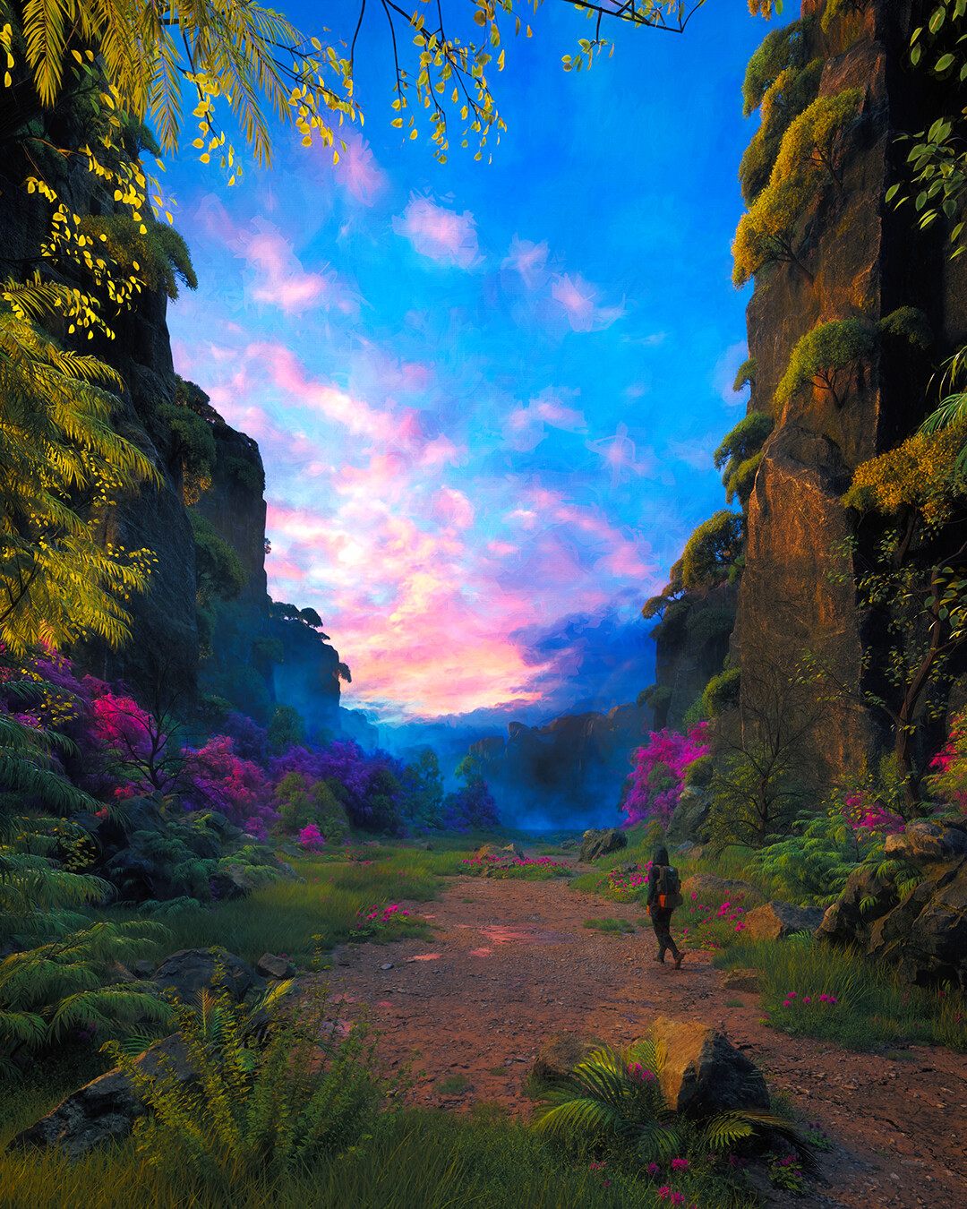 The Ballad Singer background by Federico Musetti : ImaginaryPathways