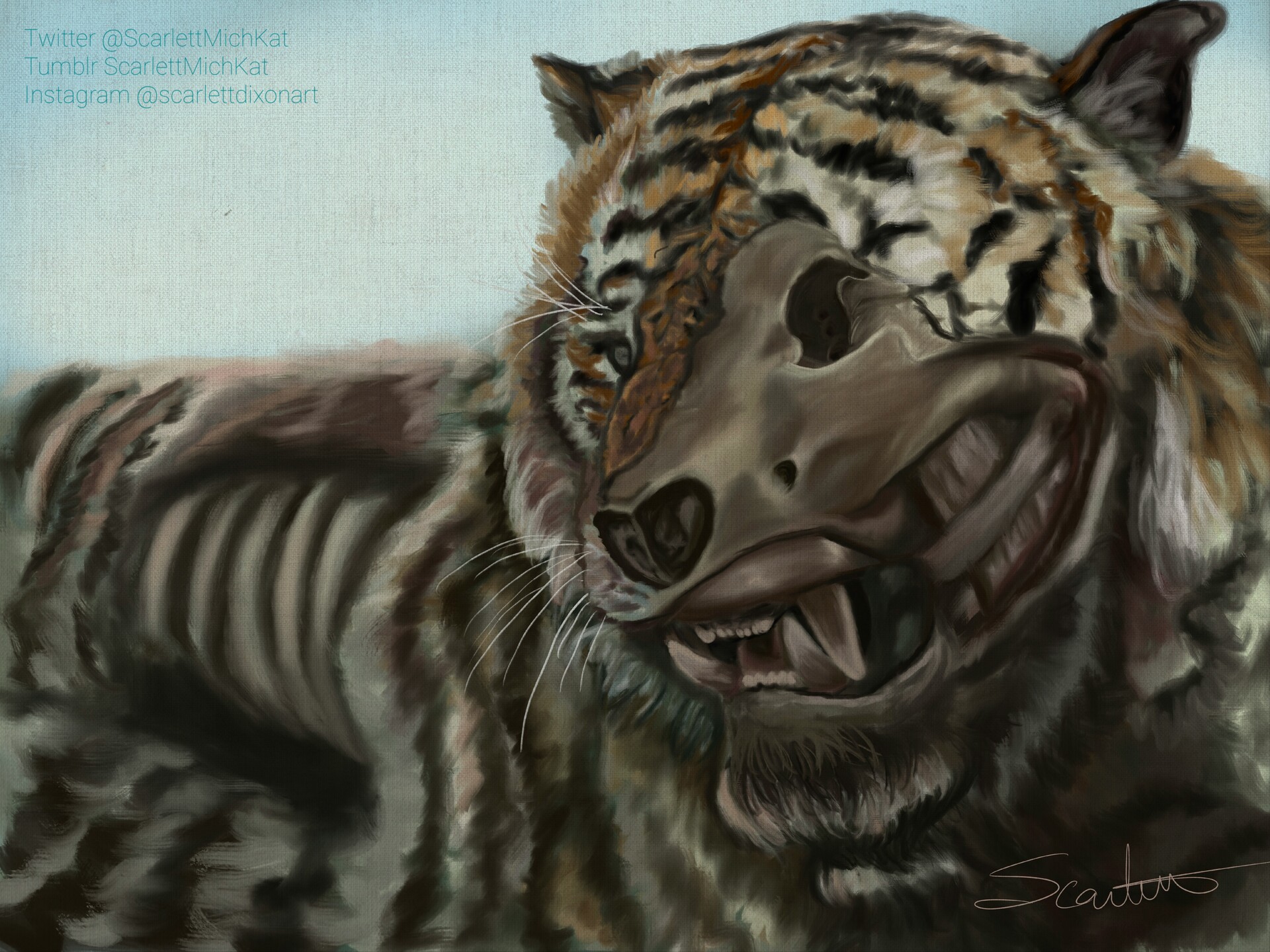 ArtStation - Zombie Tiger