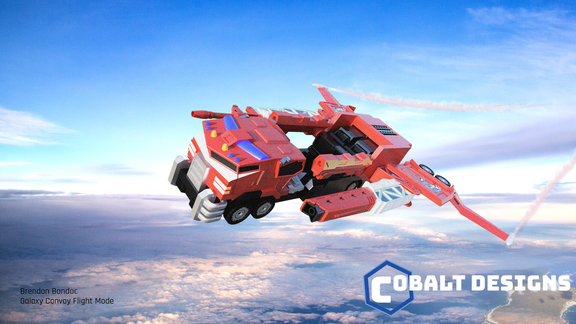 Brendon Bondoc - Transformers Galaxy Convoy Fire Truck Recreation