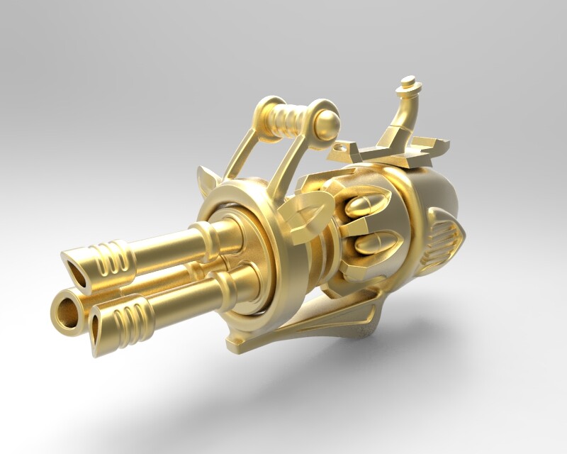 ArtStation - Jinx Gatling gun