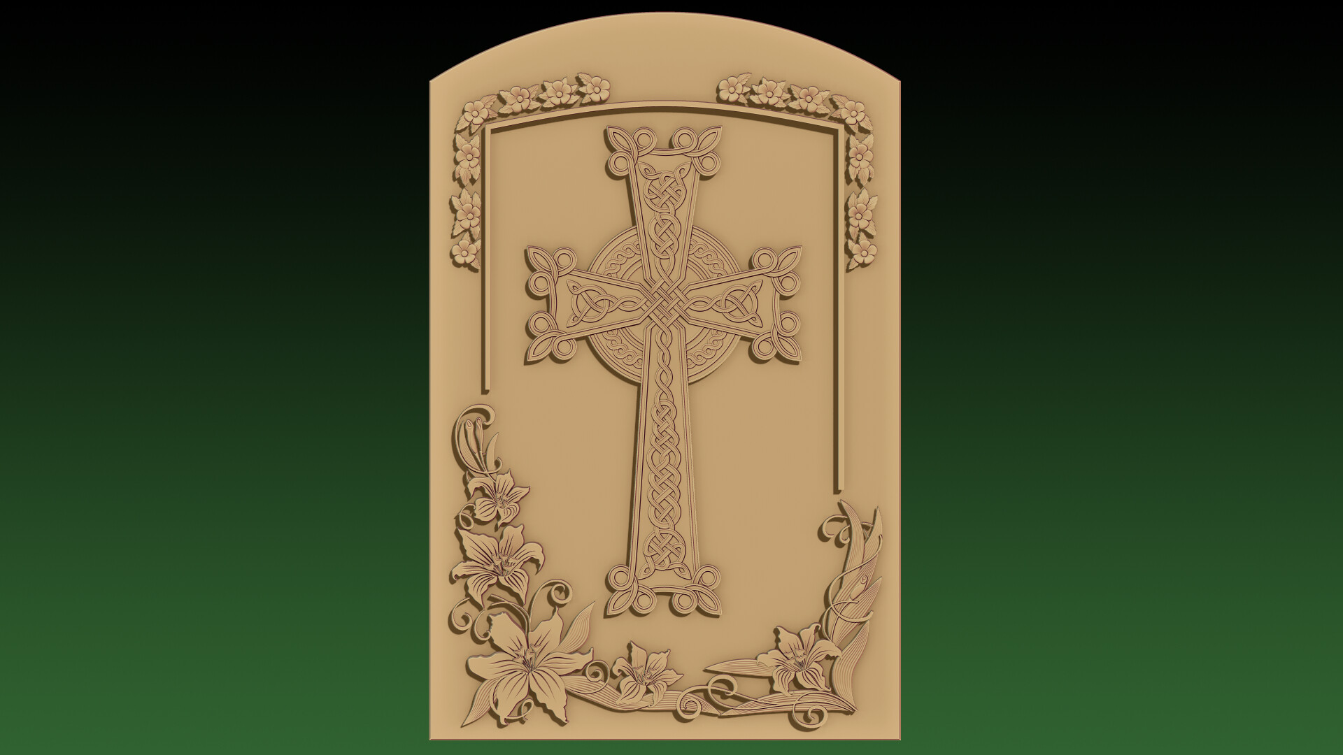 ArtStation - Plate with cross