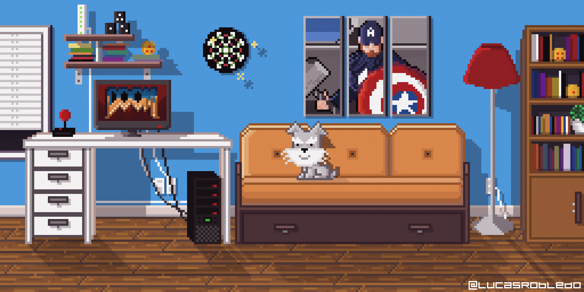 ArtStation - Pixel Art - Room Test 1