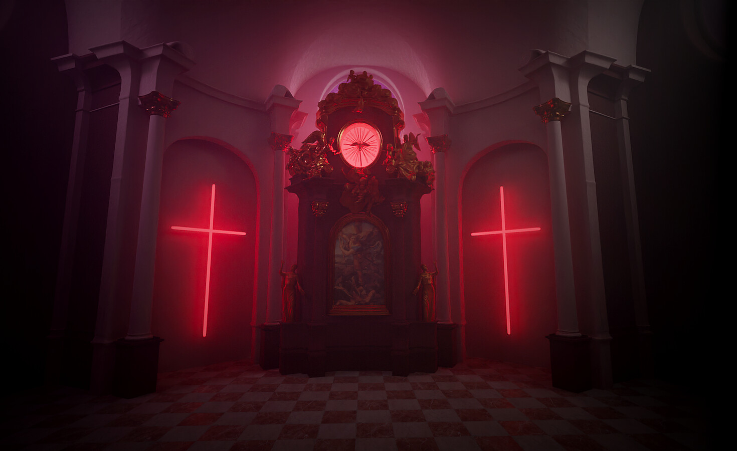 ArtStation - Neon Altar