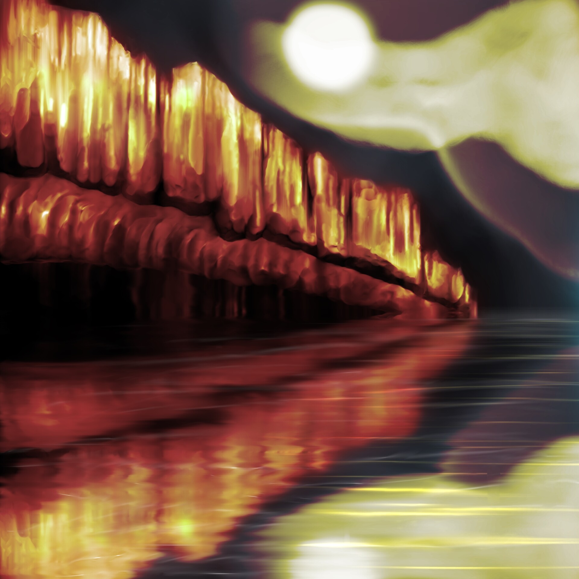 ArtStation - Red Rocks With Water, 2019