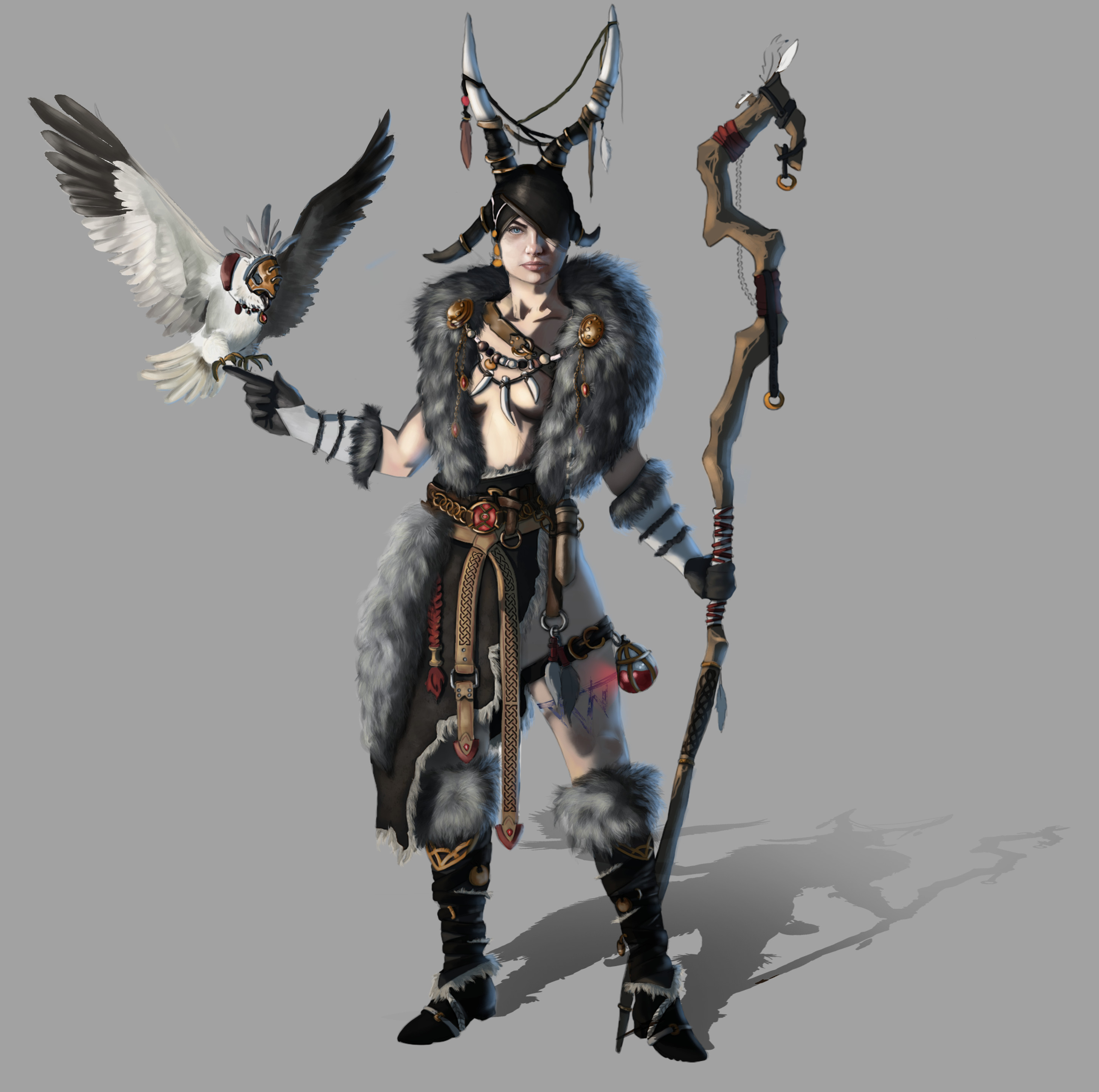 Negin Beygi Personal Portfolio - Thyra - Viking Character Design