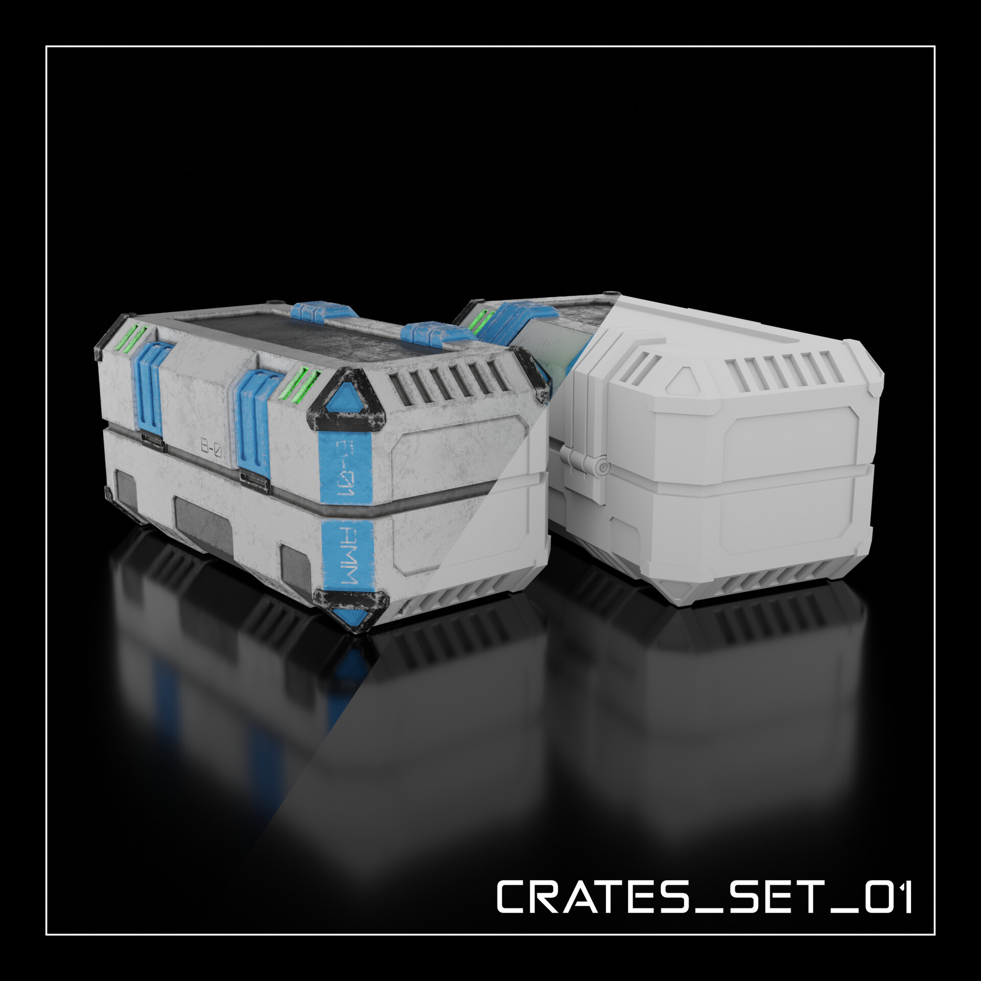 ArtStation - CRATES - Assets for a board game