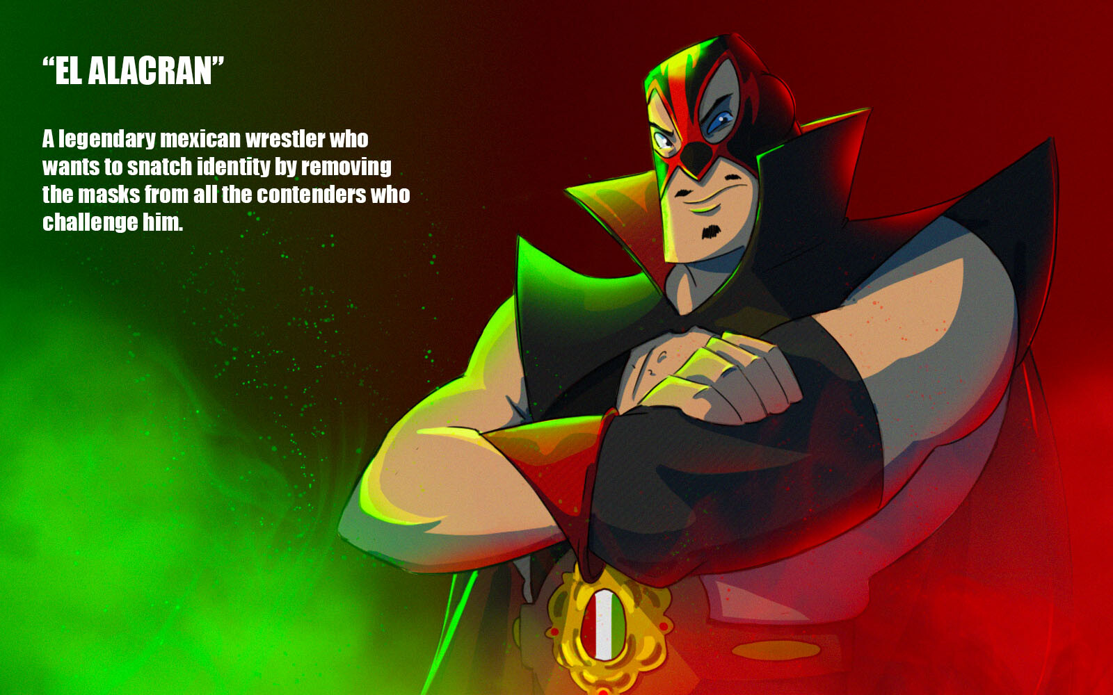 ArtStation - "El Alacrán" - Character development