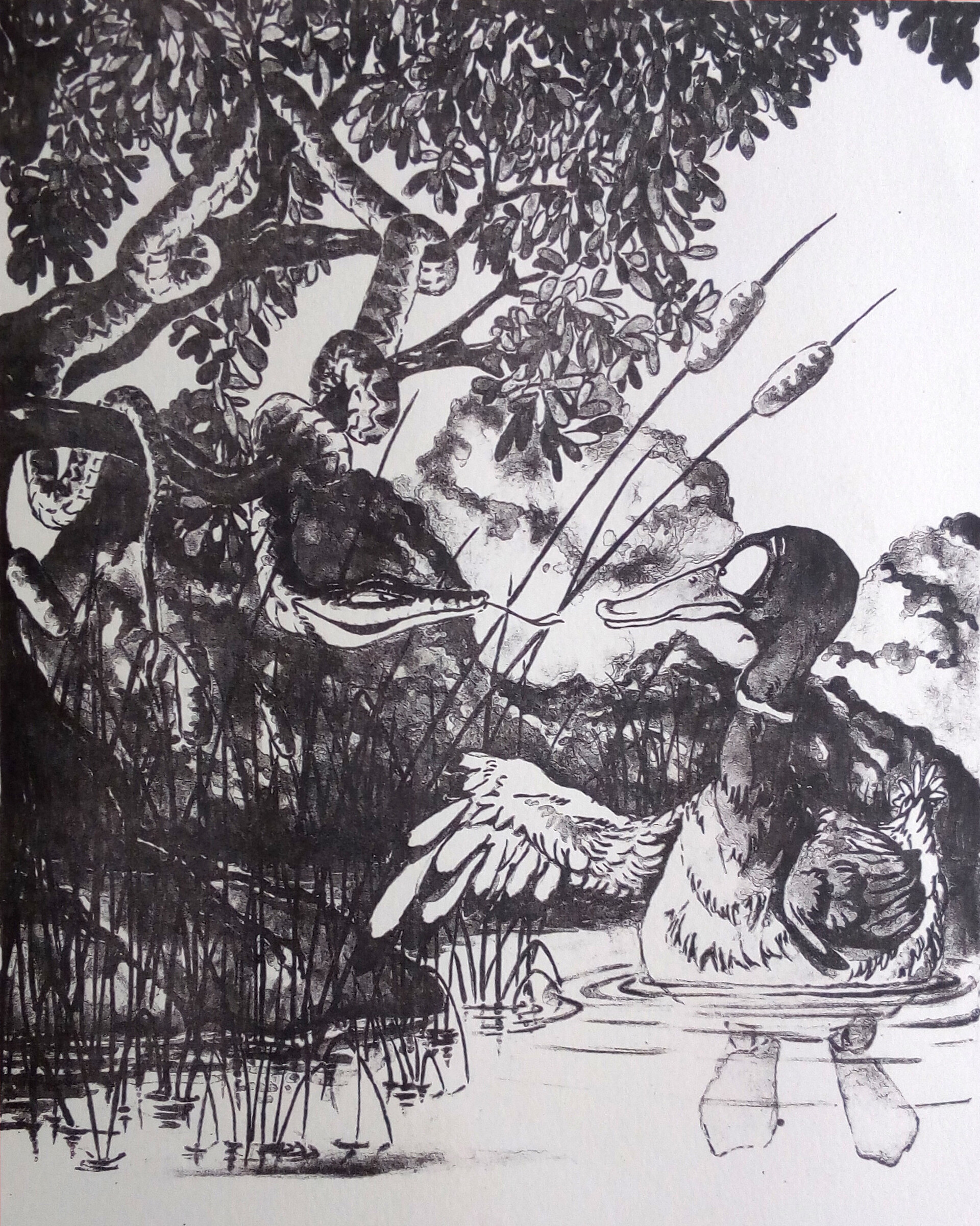 ArtStation - Fable of the Duck and the Snake