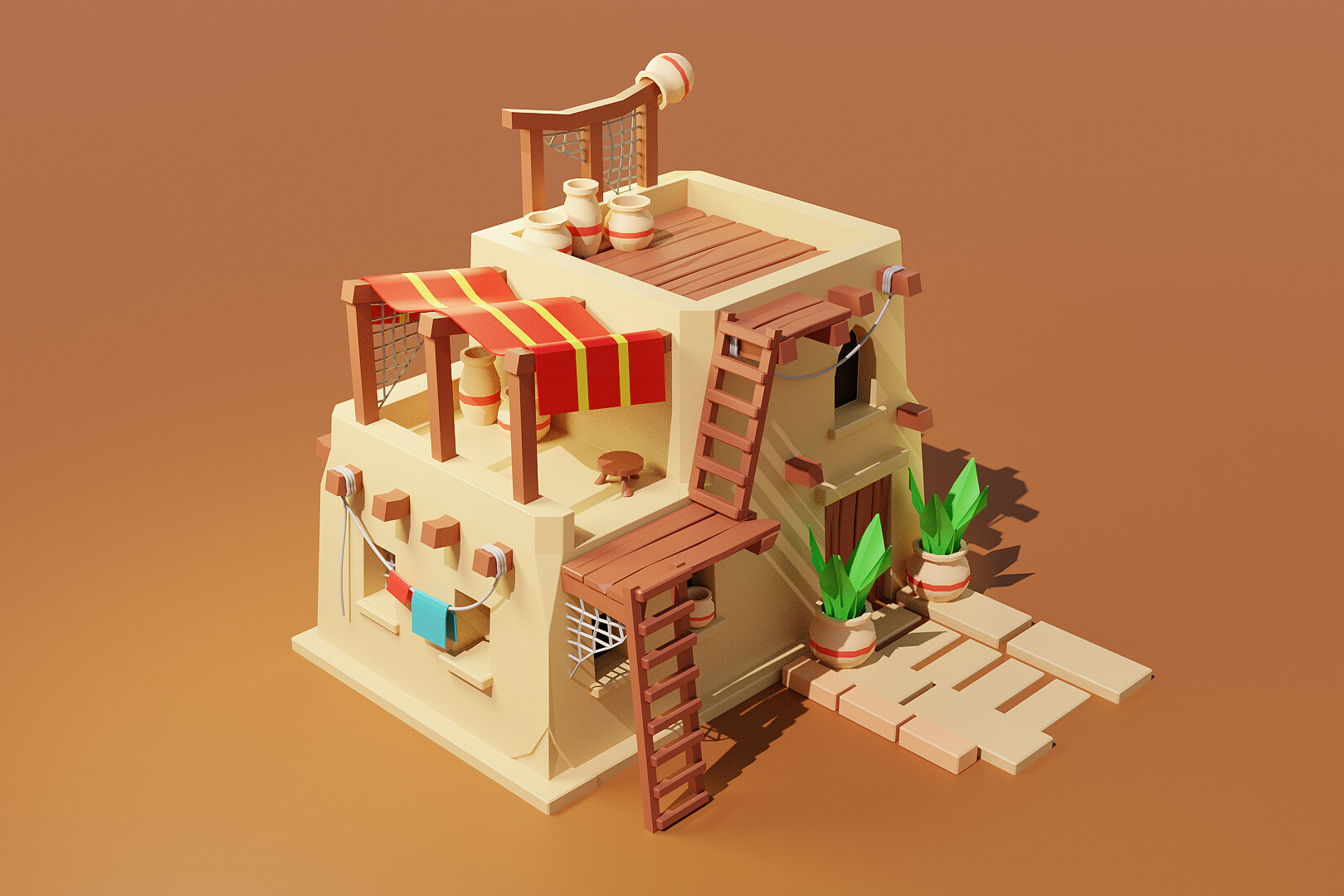 ArtStation - Desert House