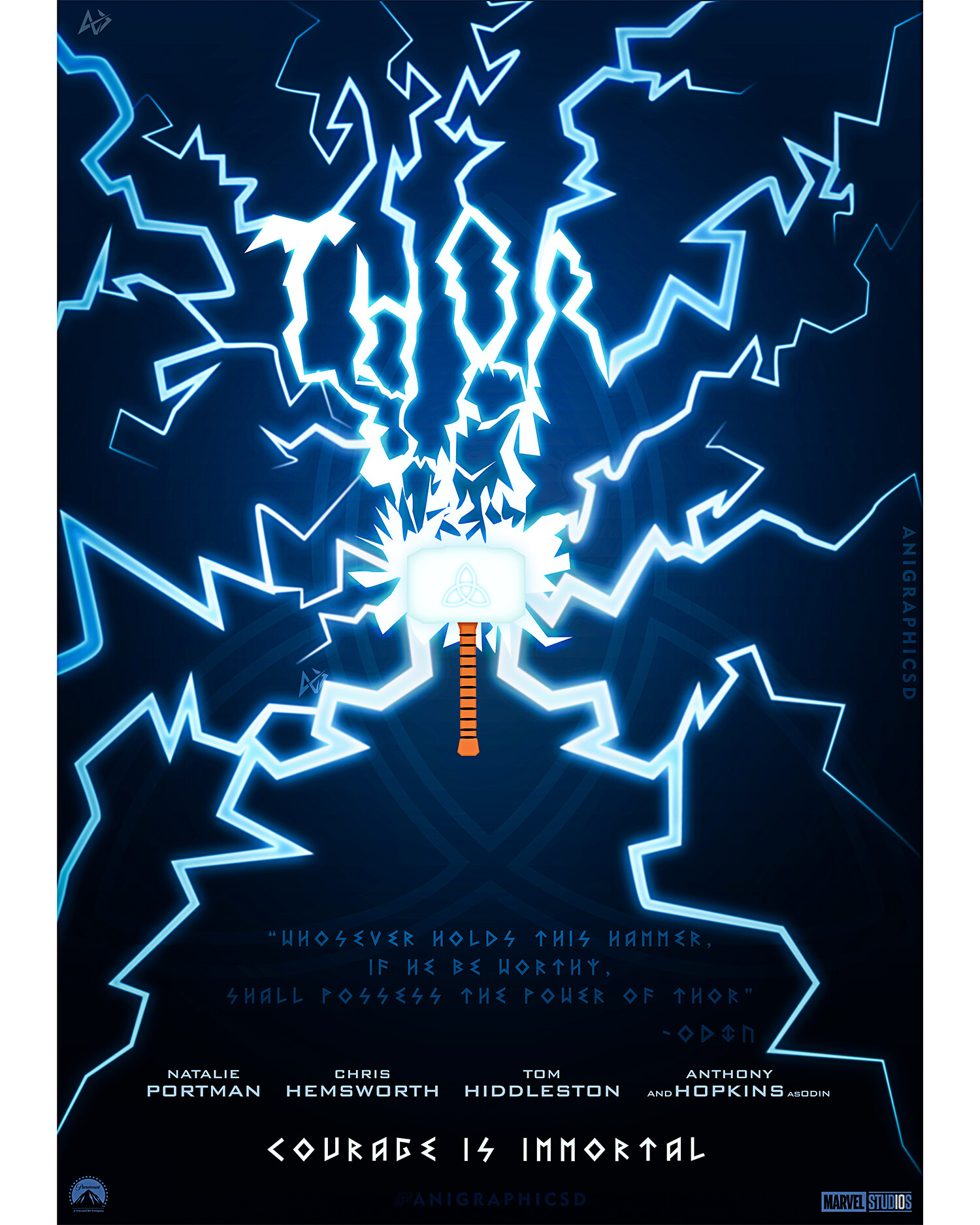 ArtStation - Thor 2011 Poster