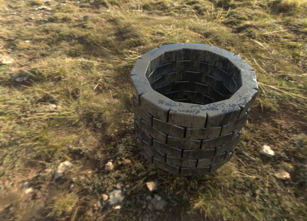 ArtStation - abandoned and run down well