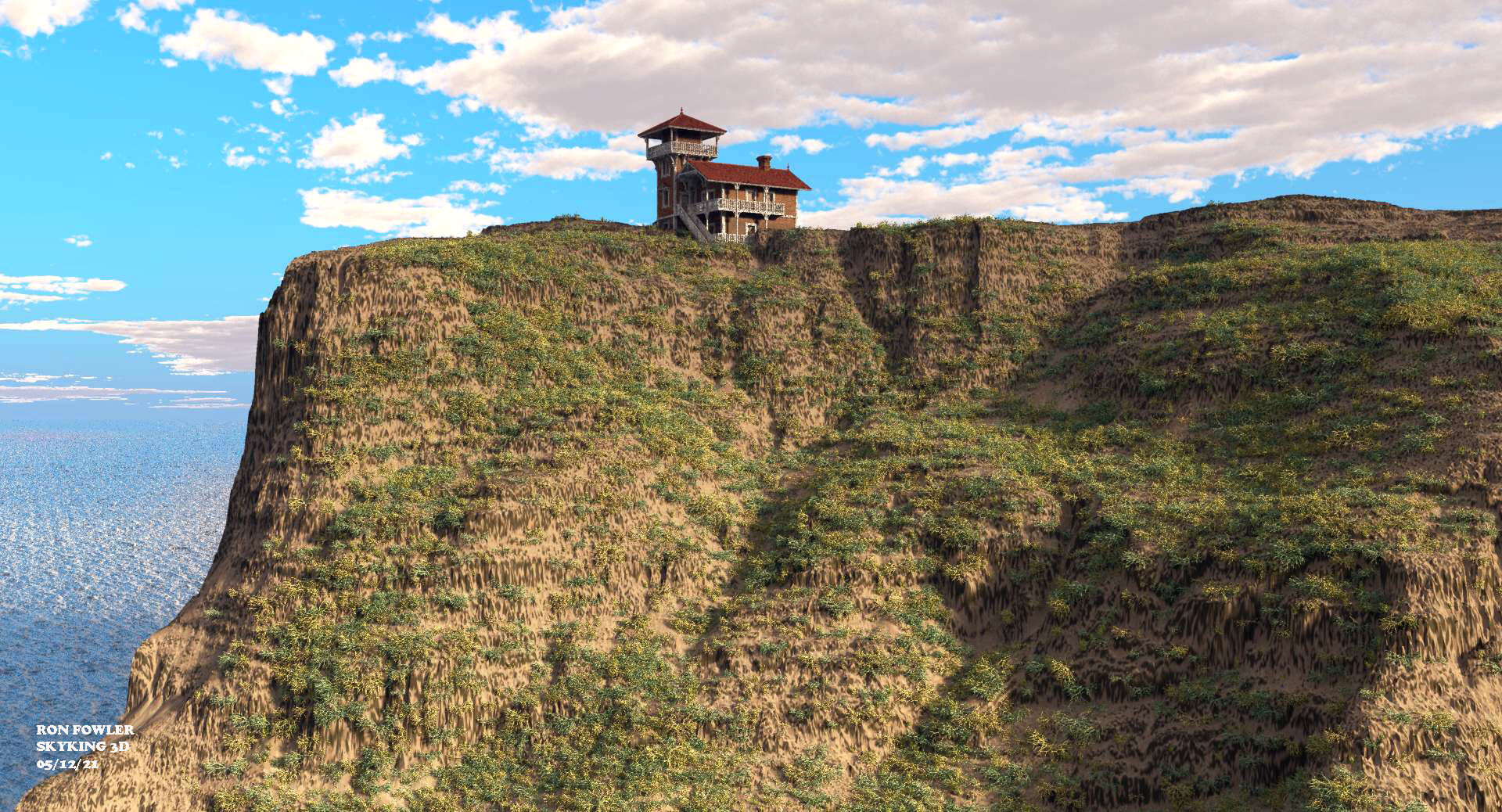 ArtStation - Lighthouse Rock.