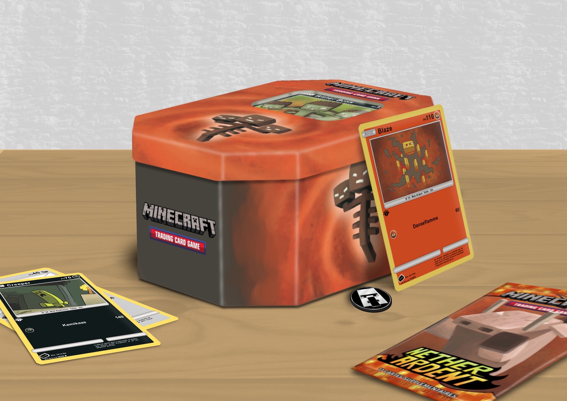 ArtStation - Concept Minecraft Card in Collaboration