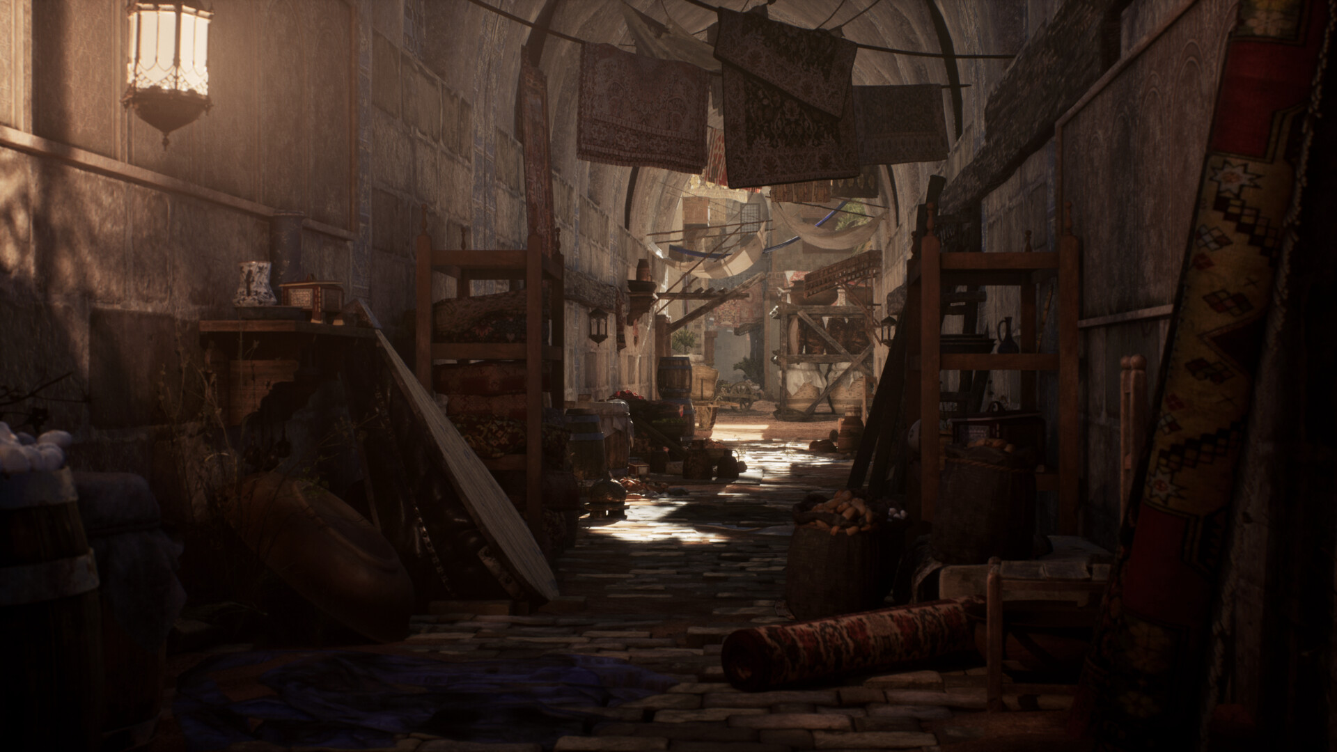 ArtStation - The Bazaar Village in the Desert_bazaar